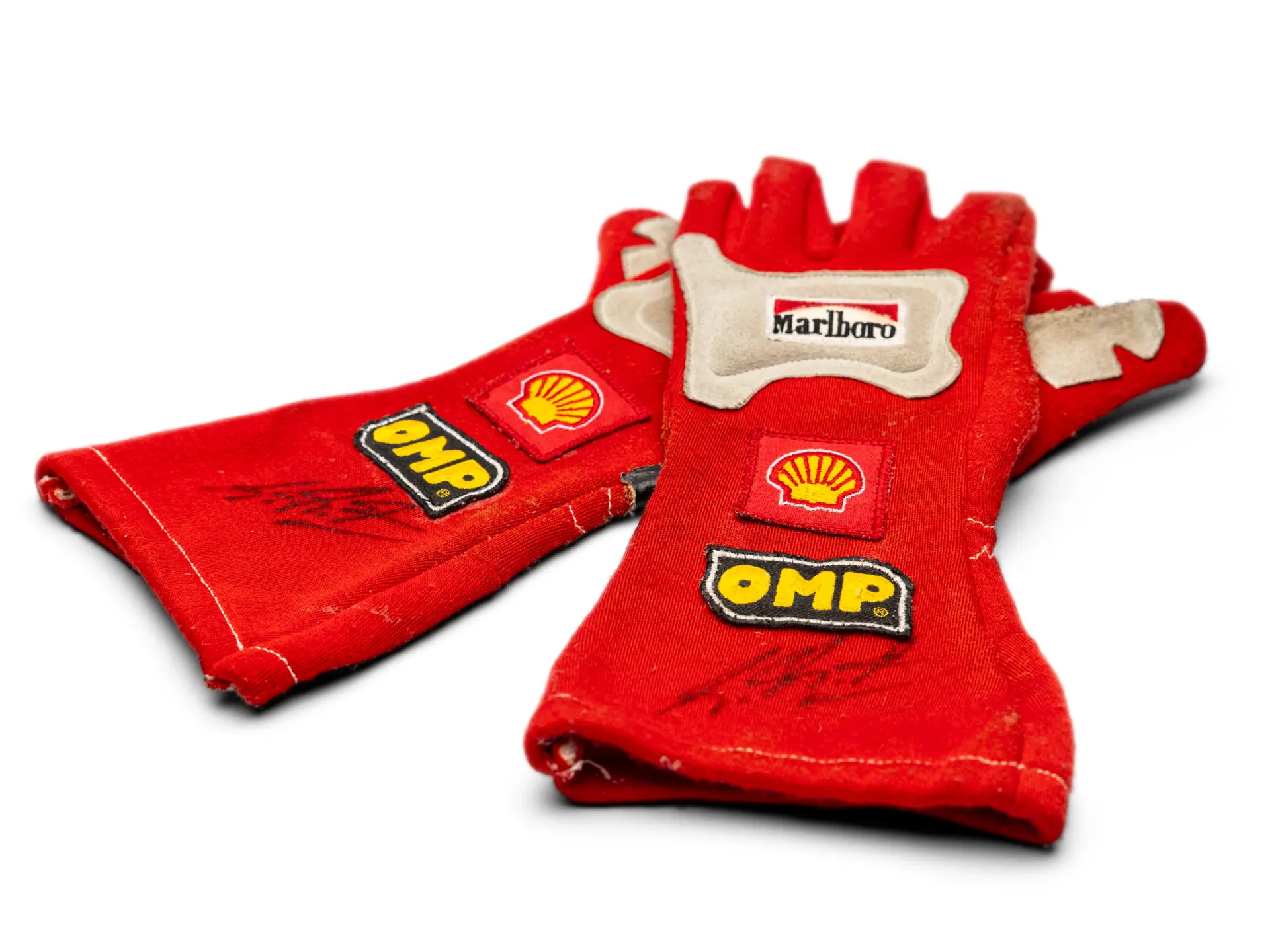 Scuderia Ferrari Formula 1 OMP Signed Racing Gloves | The Schumacher ...