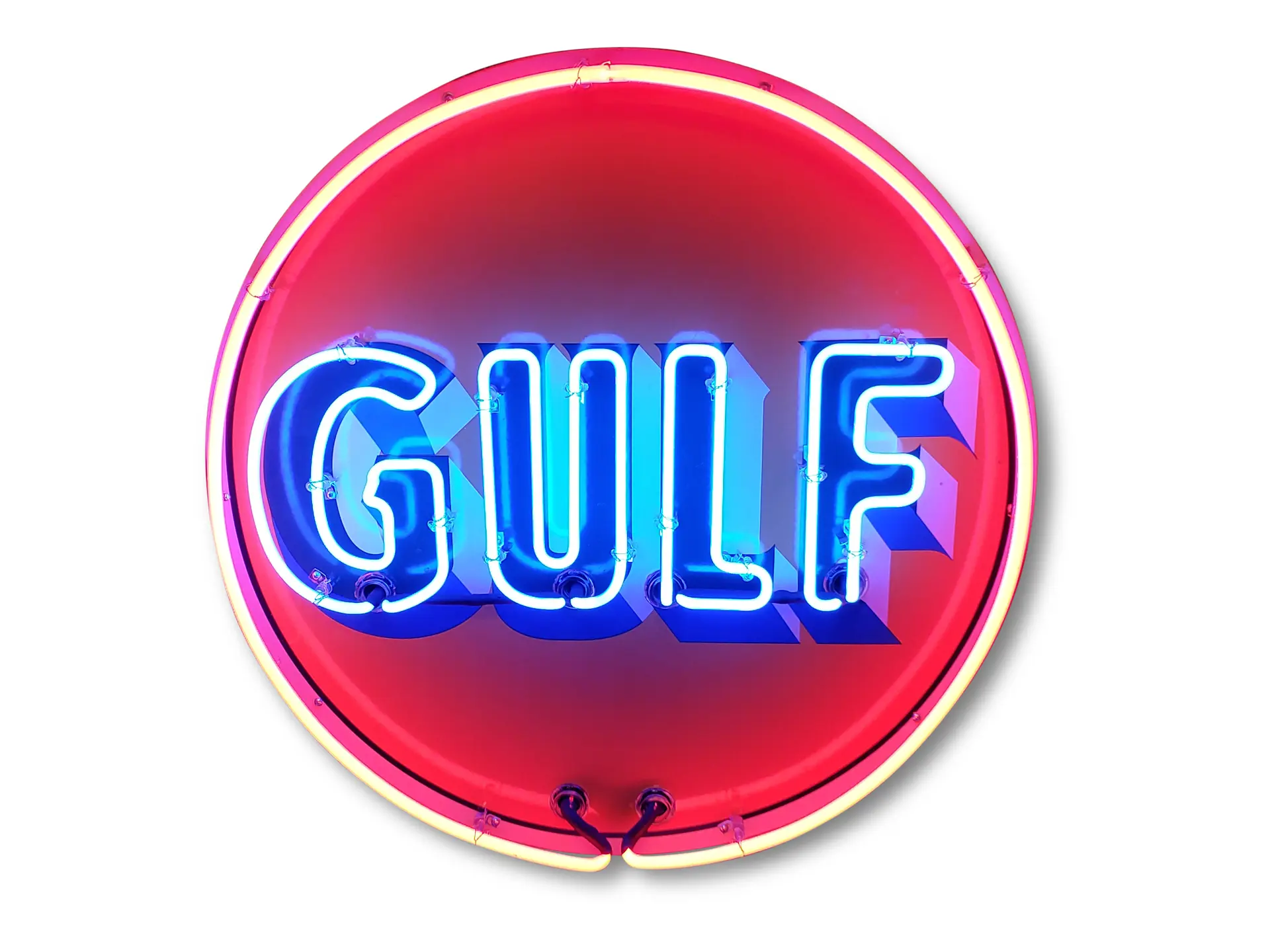 Gulf Neon Porcelain Sign | Driving into Summer | RM Sotheby's