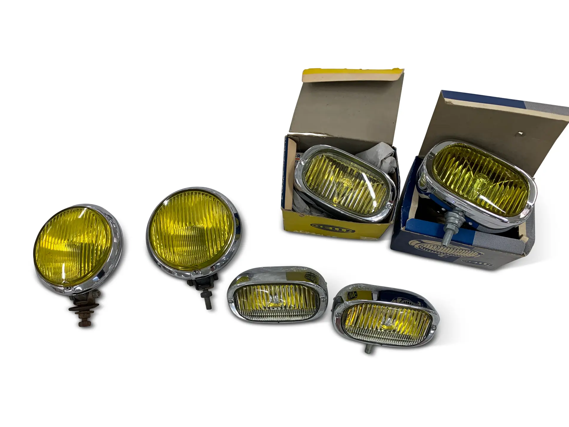 Six Vintage Amber Driving Lamps | The White Collection | Online | RM ...