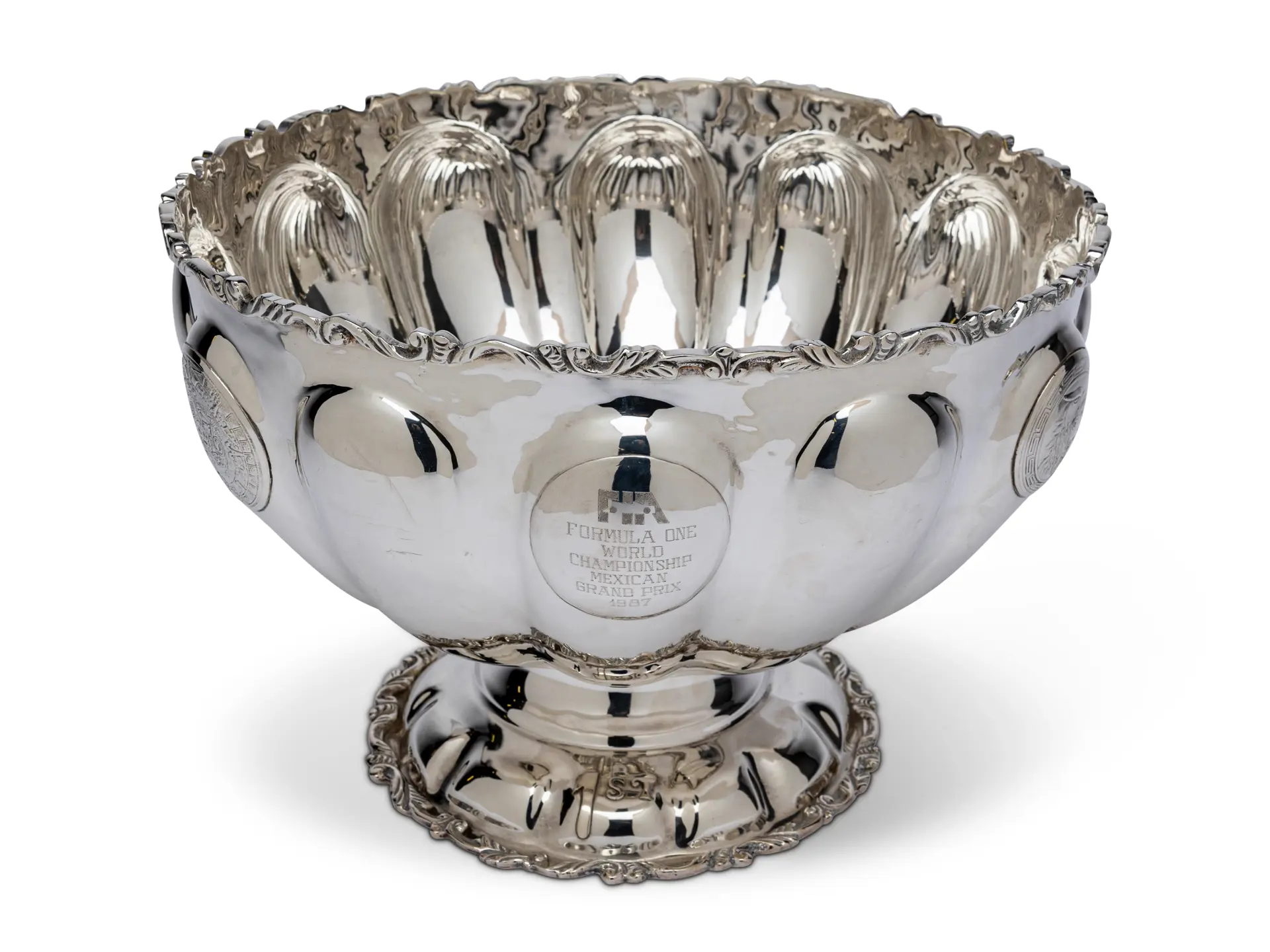 1987 Mexican Grand Prix 1st-Place Trophy | Nigel Mansell’s Legacy ...