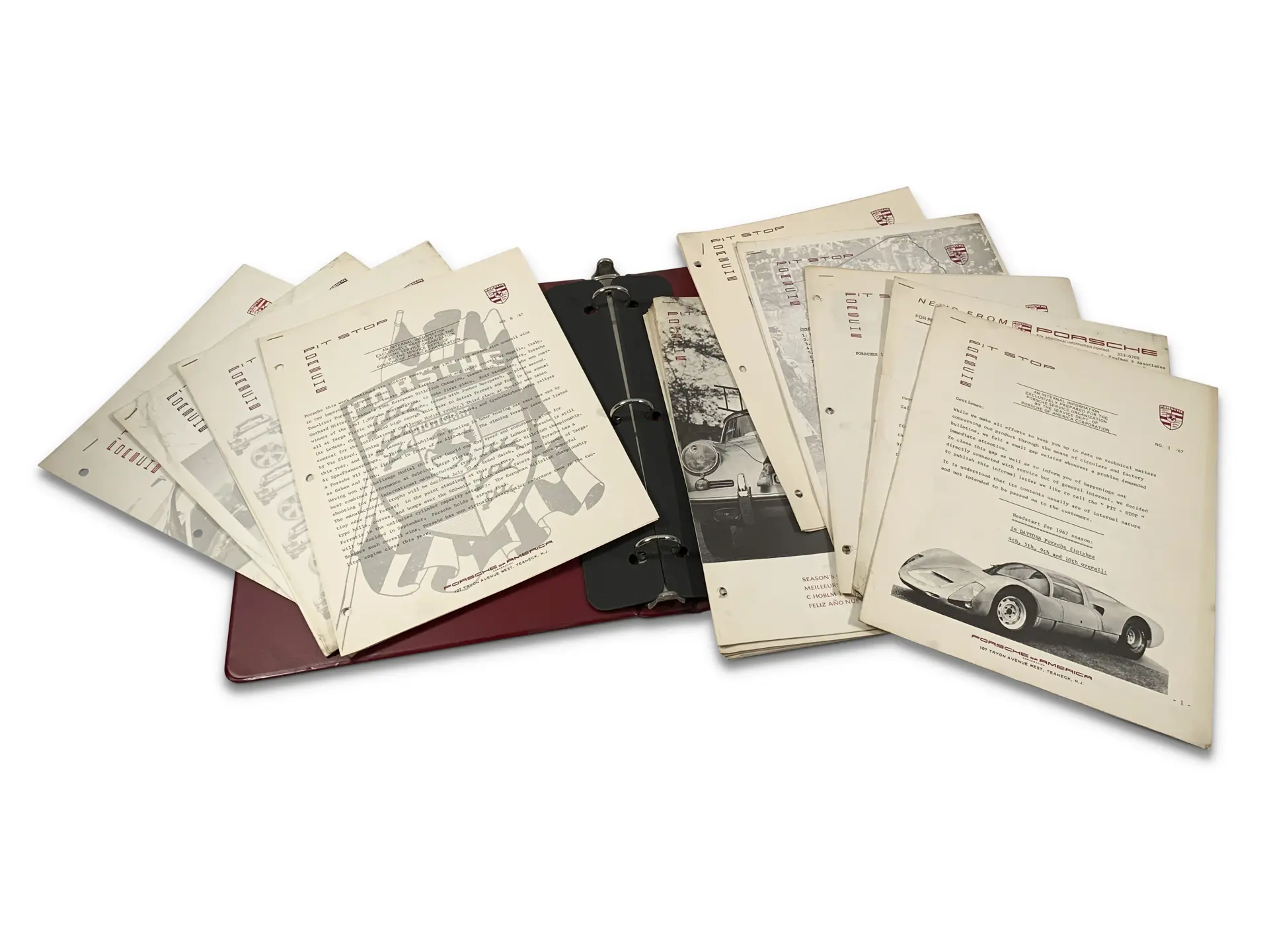 Porsche Pit Stop Newsletter Collection, 14 Issues, 1967-68 | A Lifetime ...