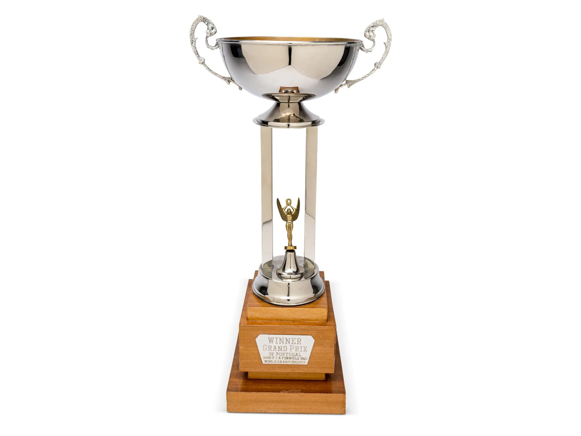 1986 Portuguese Grand Prix 1st-Place Trophy | Nigel Mansell’s Legacy ...