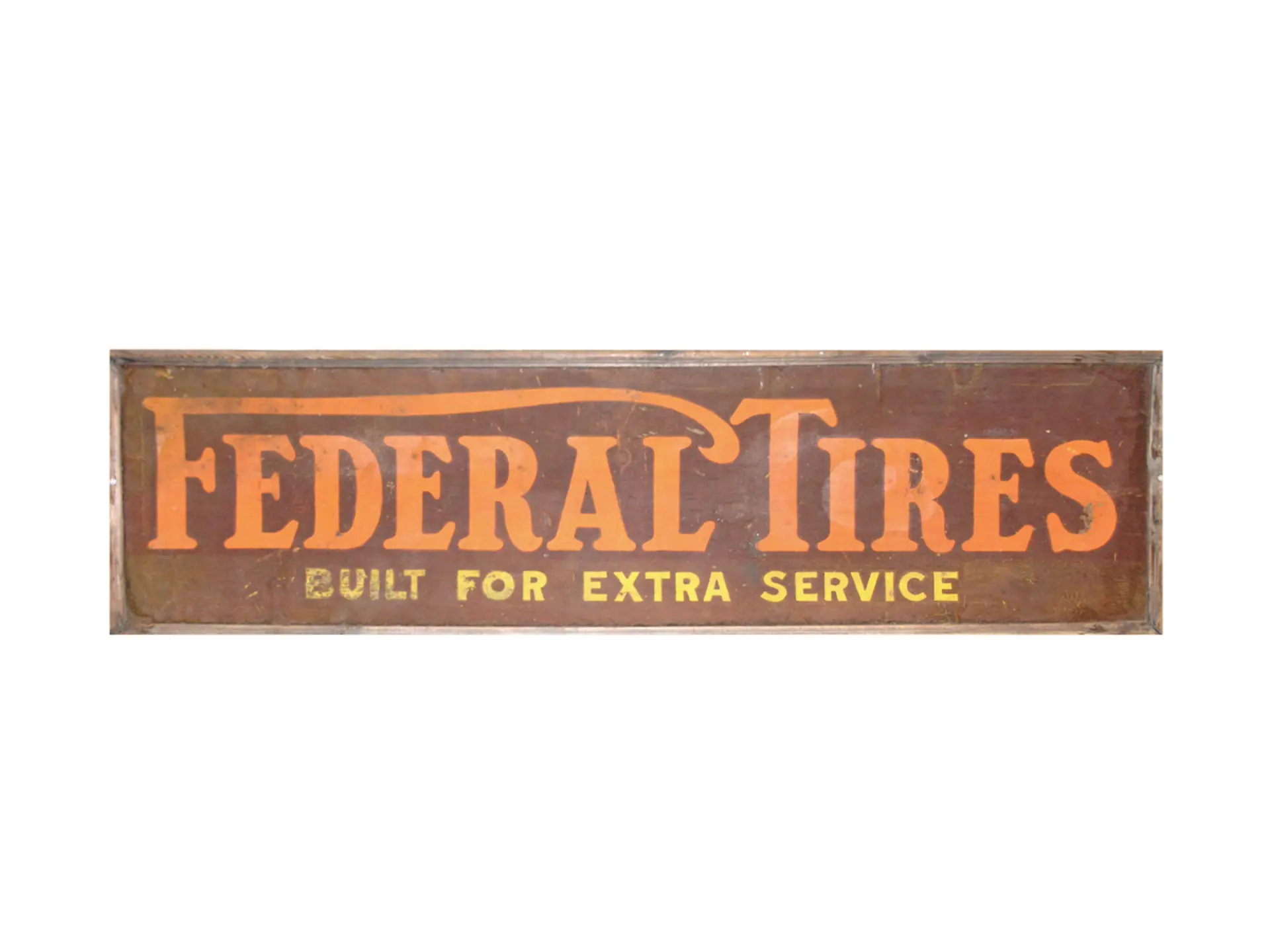 FEDERAL TIRES SIGN | Private Collection of Tom & Marlene Stackhouse ...