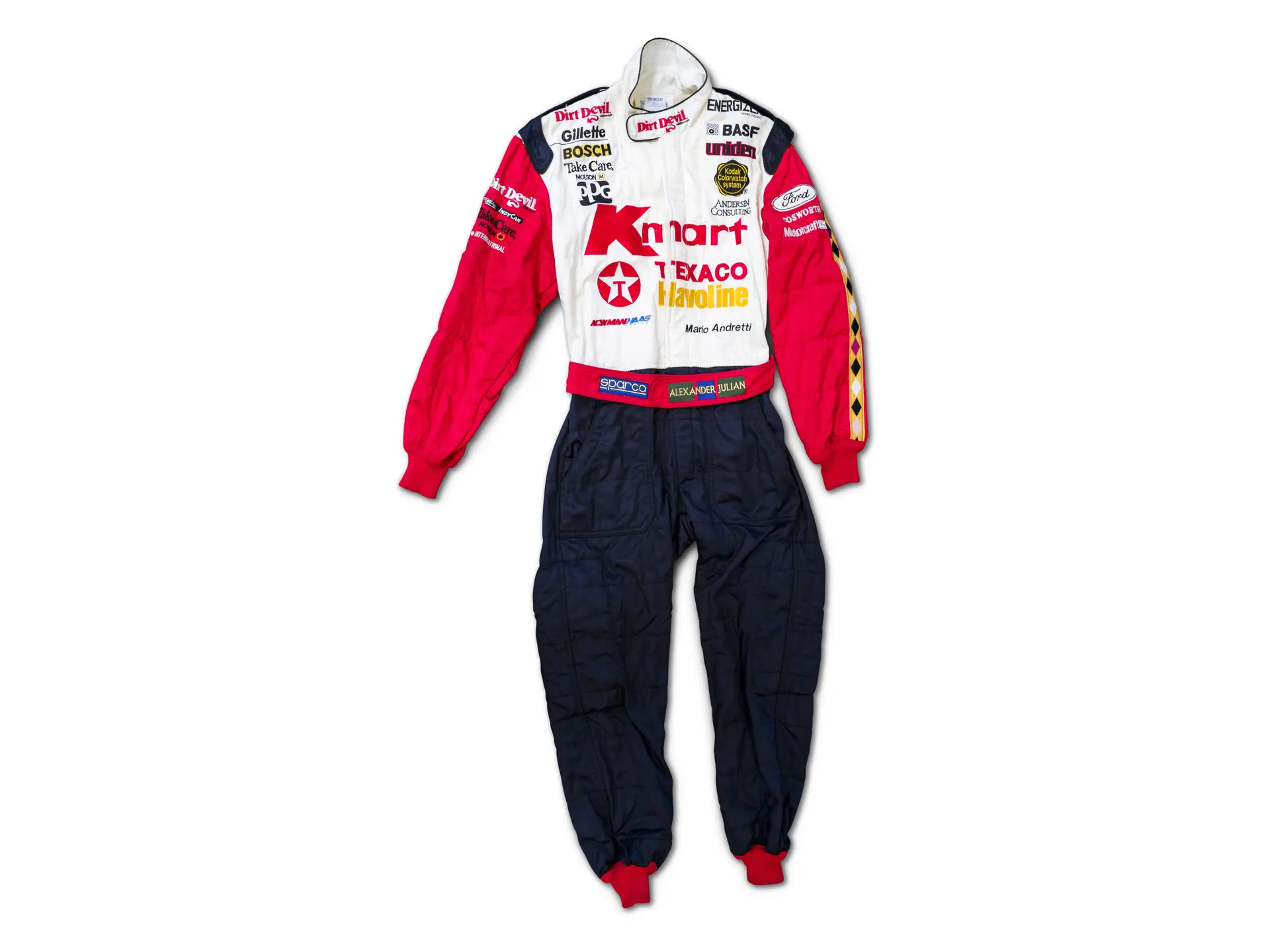 Mario Andretti Race Worn Suit | Haas Collection | RM Sotheby's