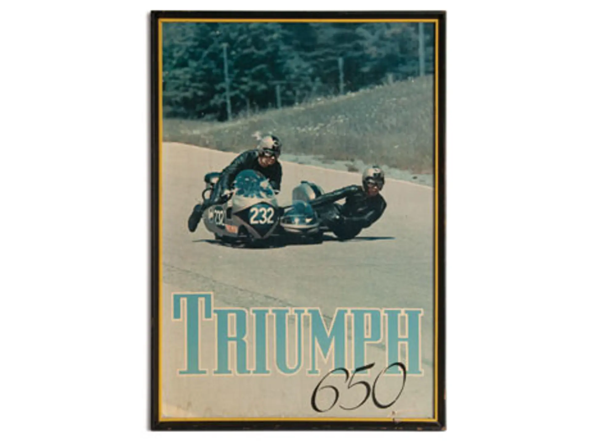 Original Triumph Motorcycle Poster (21" X 32") | Auburn Fall 2013 | RM ...