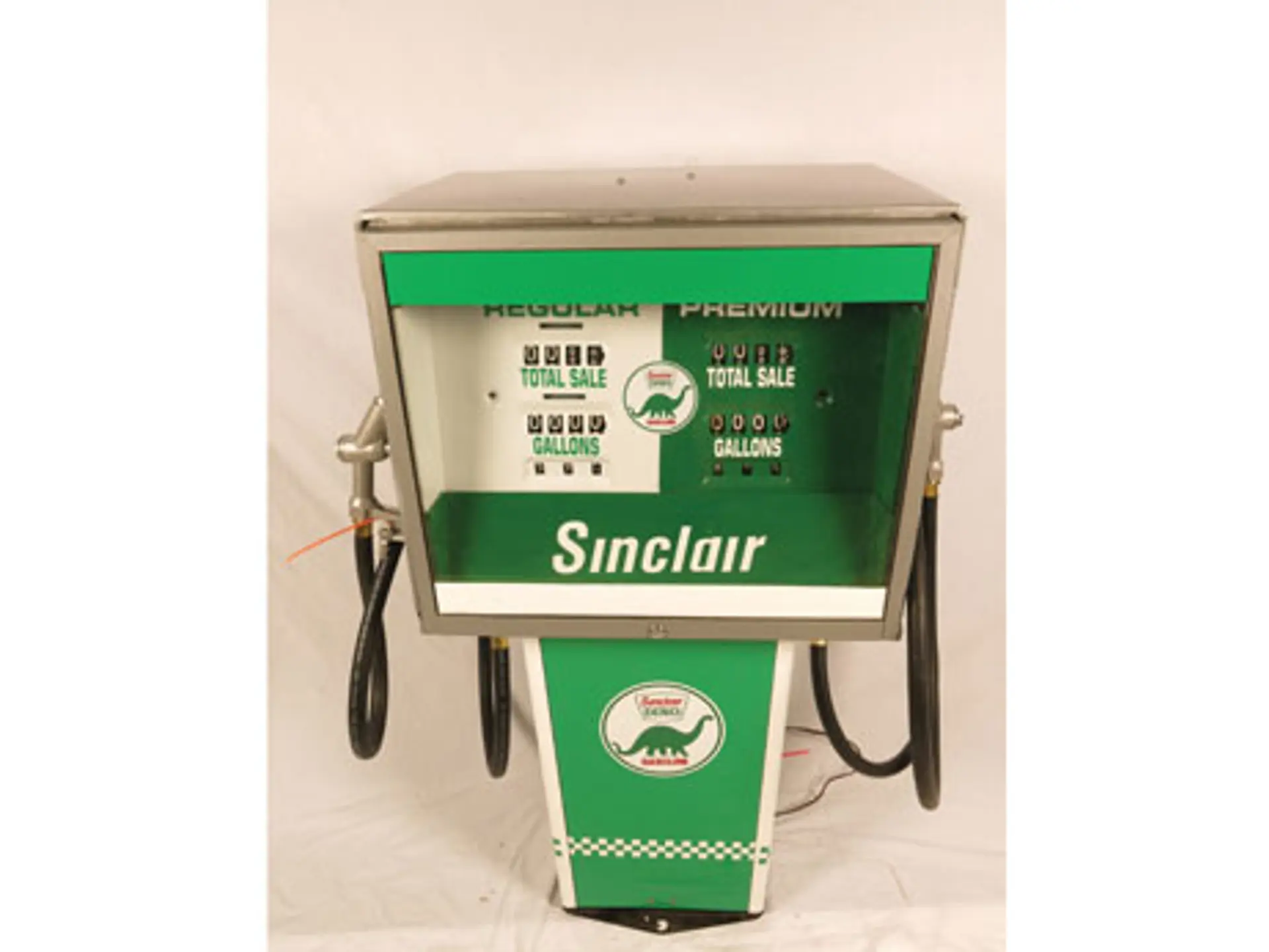 Original 1960's Gas Pump Sinclair Service Station Pump 5ft tall ...