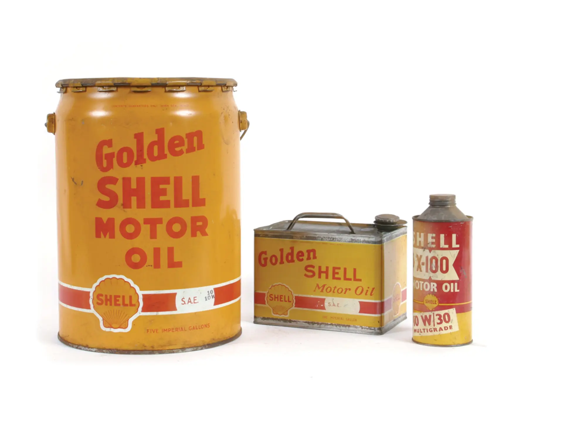 SHELL MOTOR OIL CANS | Private Collection of Tom & Marlene Stackhouse ...
