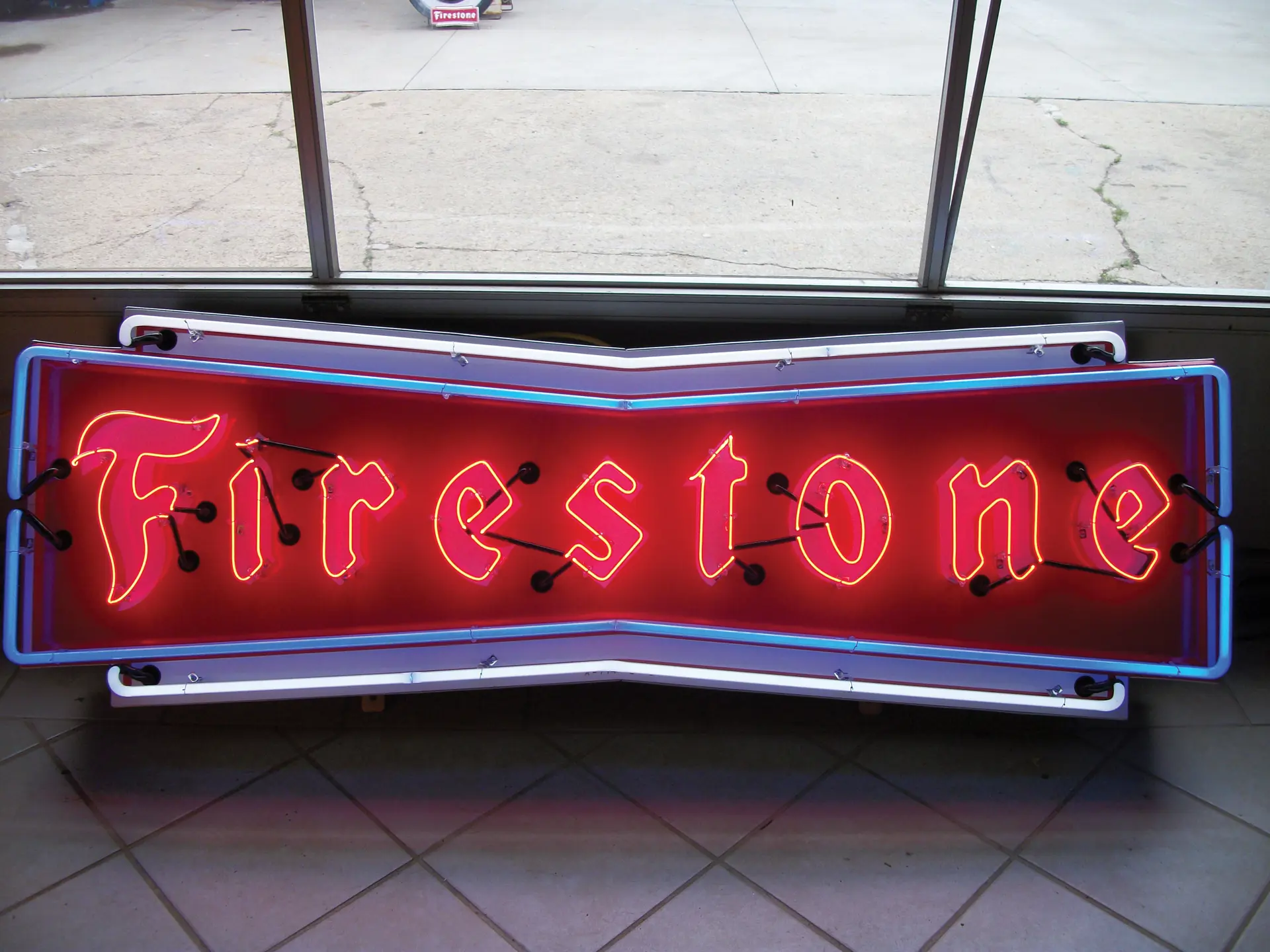Original 6ft Firestone Neon Sign | Auburn Fall 2014 | RM Sotheby's