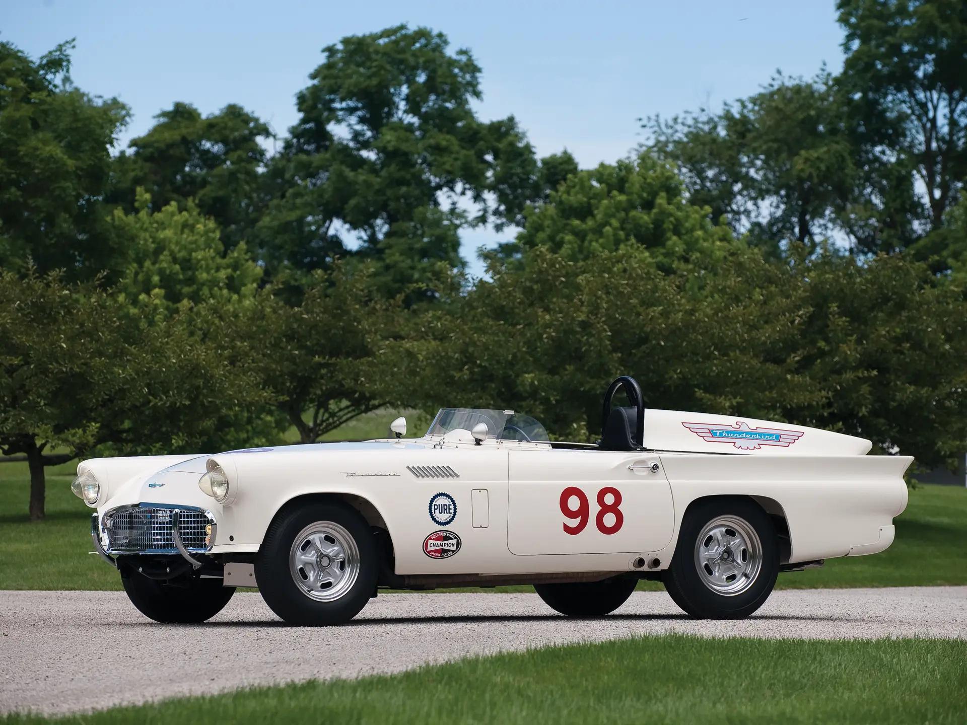 1957 Ford Thunderbird # 98 Factory Racing Car "The Battlebird" | Sports ...
