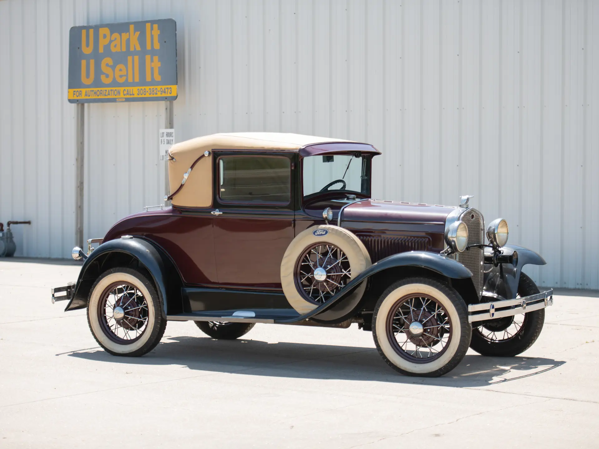 1931 Ford Model A Sport Coupe | Hershey 2019 | RM Sotheby's