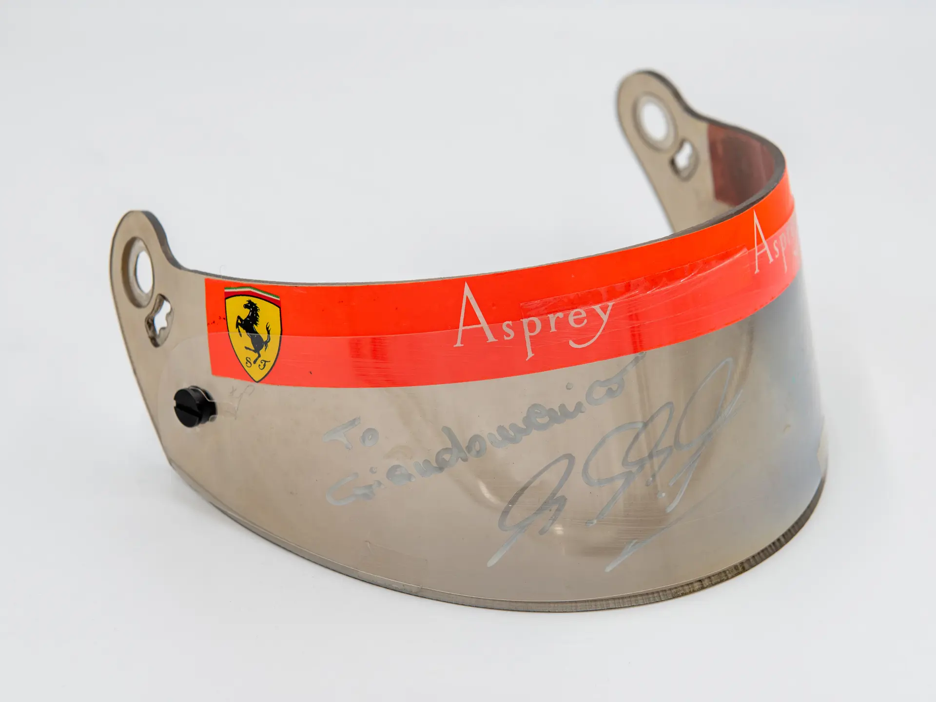 1996 Michael Schumacher Scuderia Ferrari Visor | Full Throttle – The ...