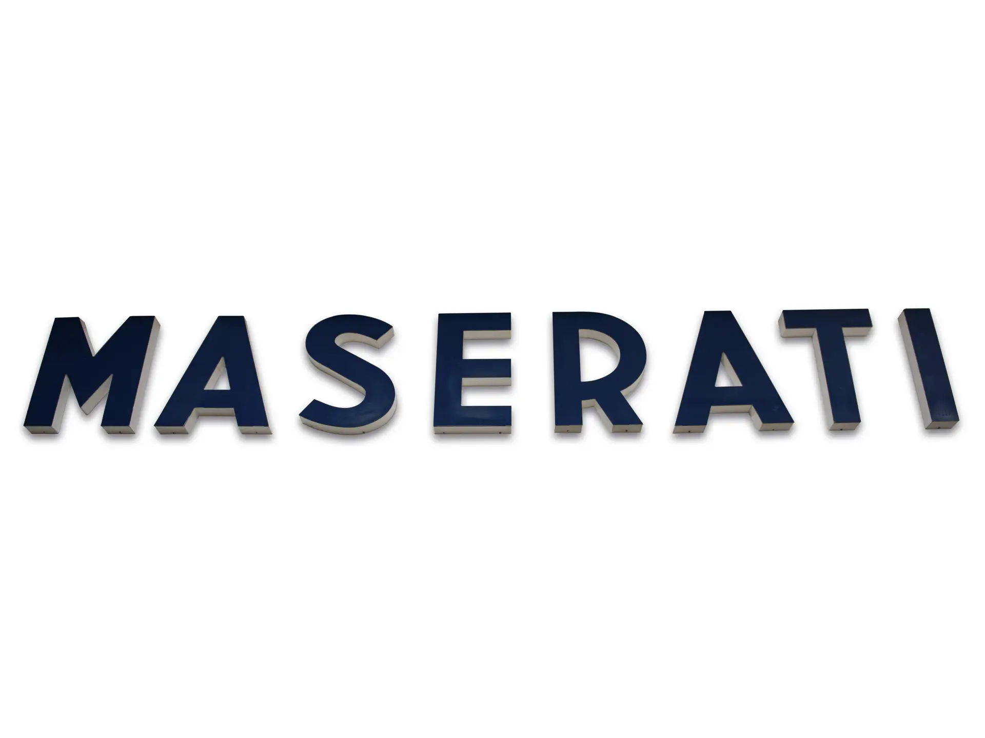 "Maserati" Lettering | Gene Ponder Collection | RM Sotheby's
