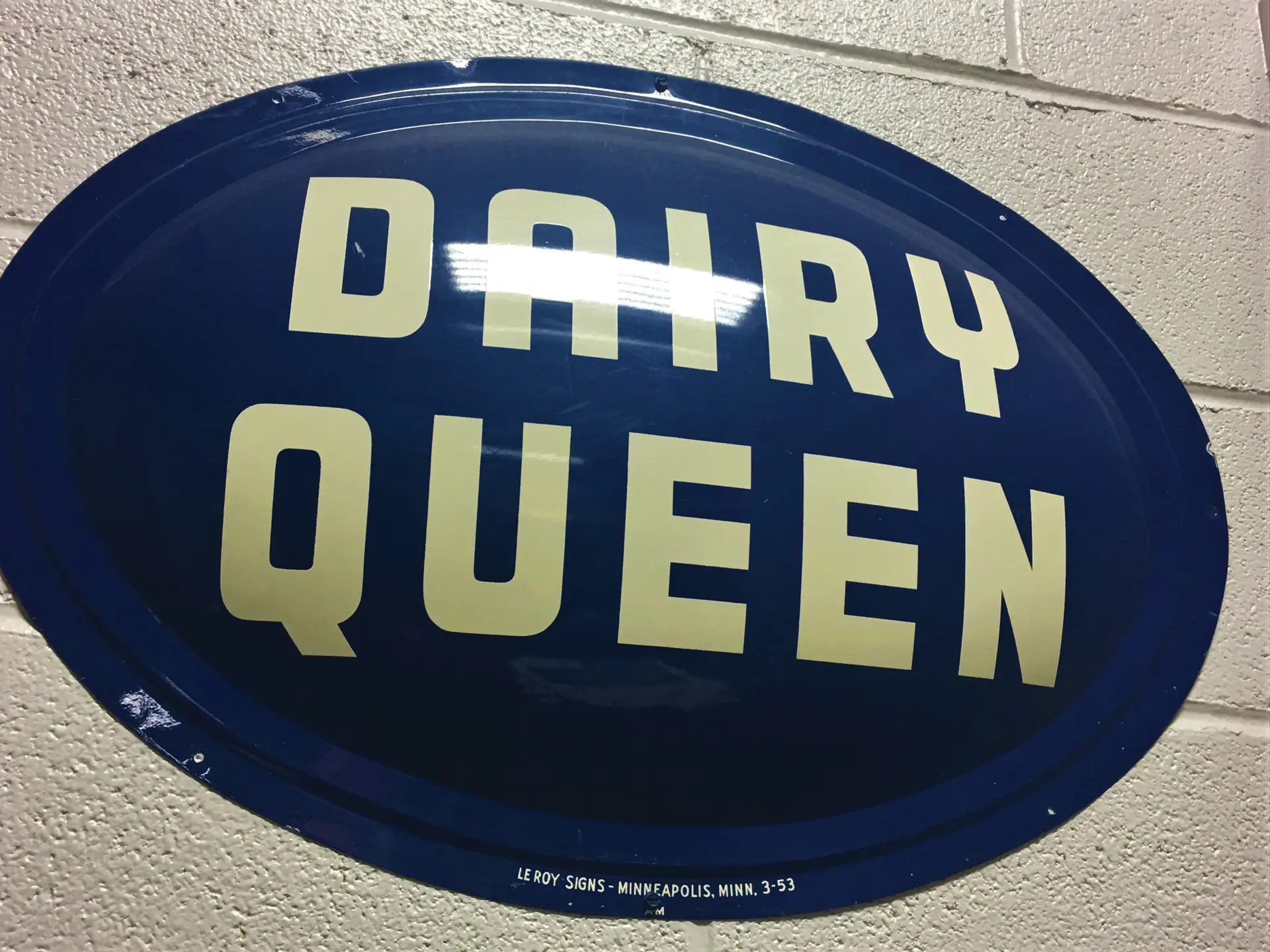 Dairy Queen Convex Sign | Auburn Fall 2018 | RM Sotheby's