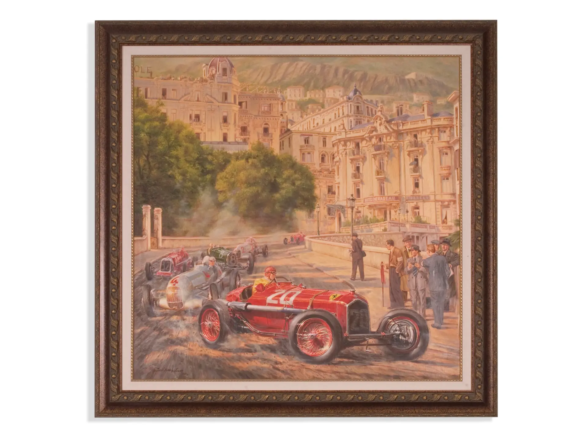 FRAMED FERRARI PAINTING | The Ponder Collection | RM Sotheby's