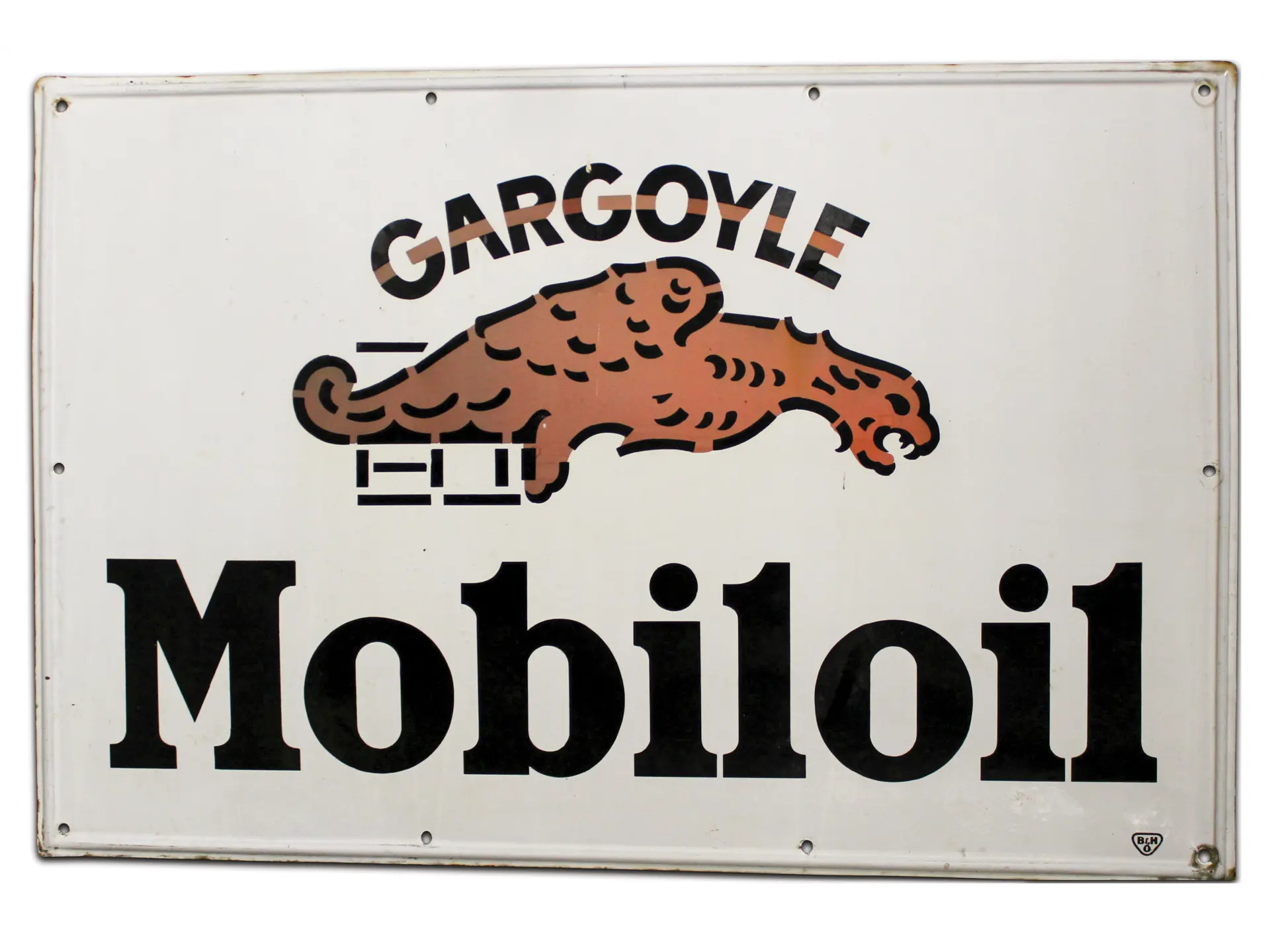 Mobiloil Gargoyle Porcelain Sign, Europe | Fort Lauderdale 2018 | RM ...