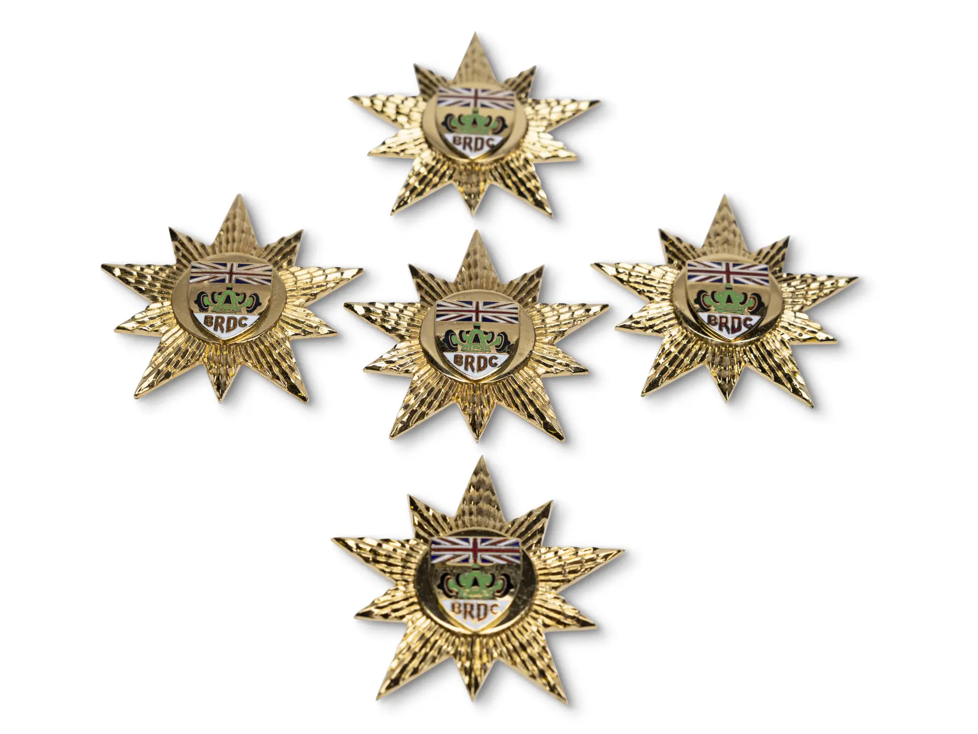 Five British Racing Drivers' Club Gold Star Badges | Nigel Mansell’s ...