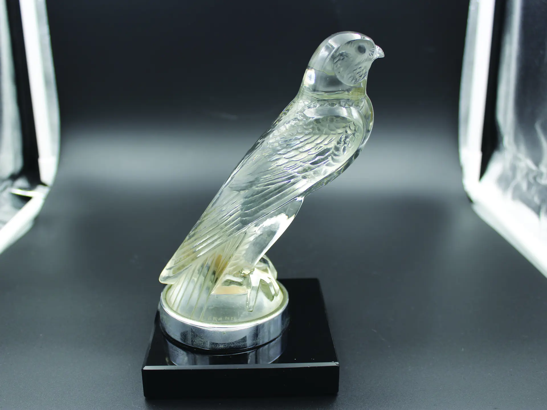 A Rene Lalique ‘Falcon’ glass mascot, approximate height 8ins. | Santa Monica 2016 | RM Sotheby's
