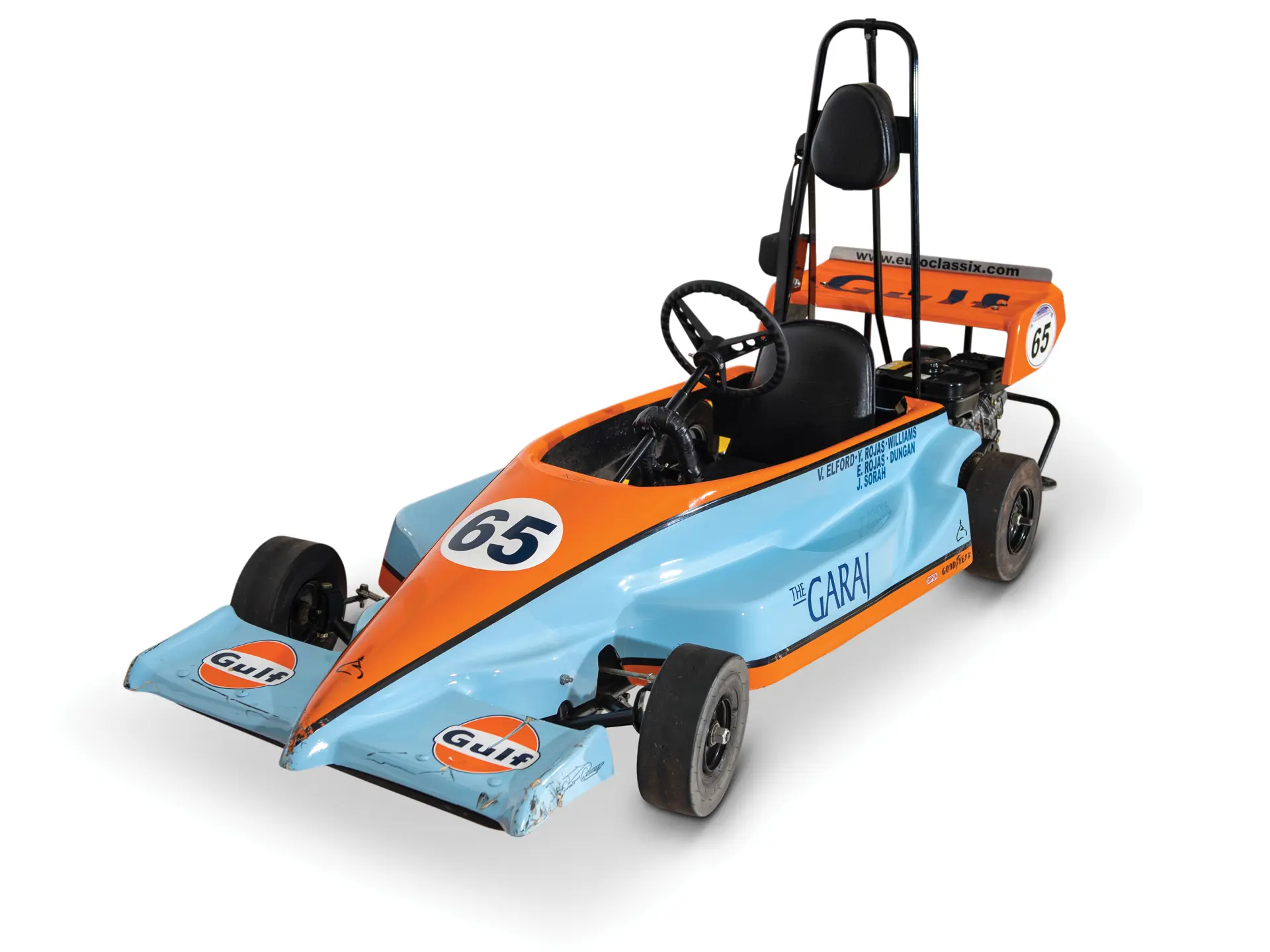 Gulf Livery Mango Powersports Go-Kart | The Taj Ma Garaj Collection ...