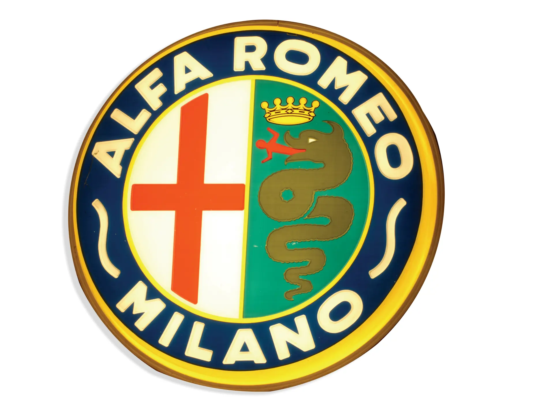 ILLUMINATED ALFA ROMEO SIGN | The Ponder Collection | RM Sotheby's
