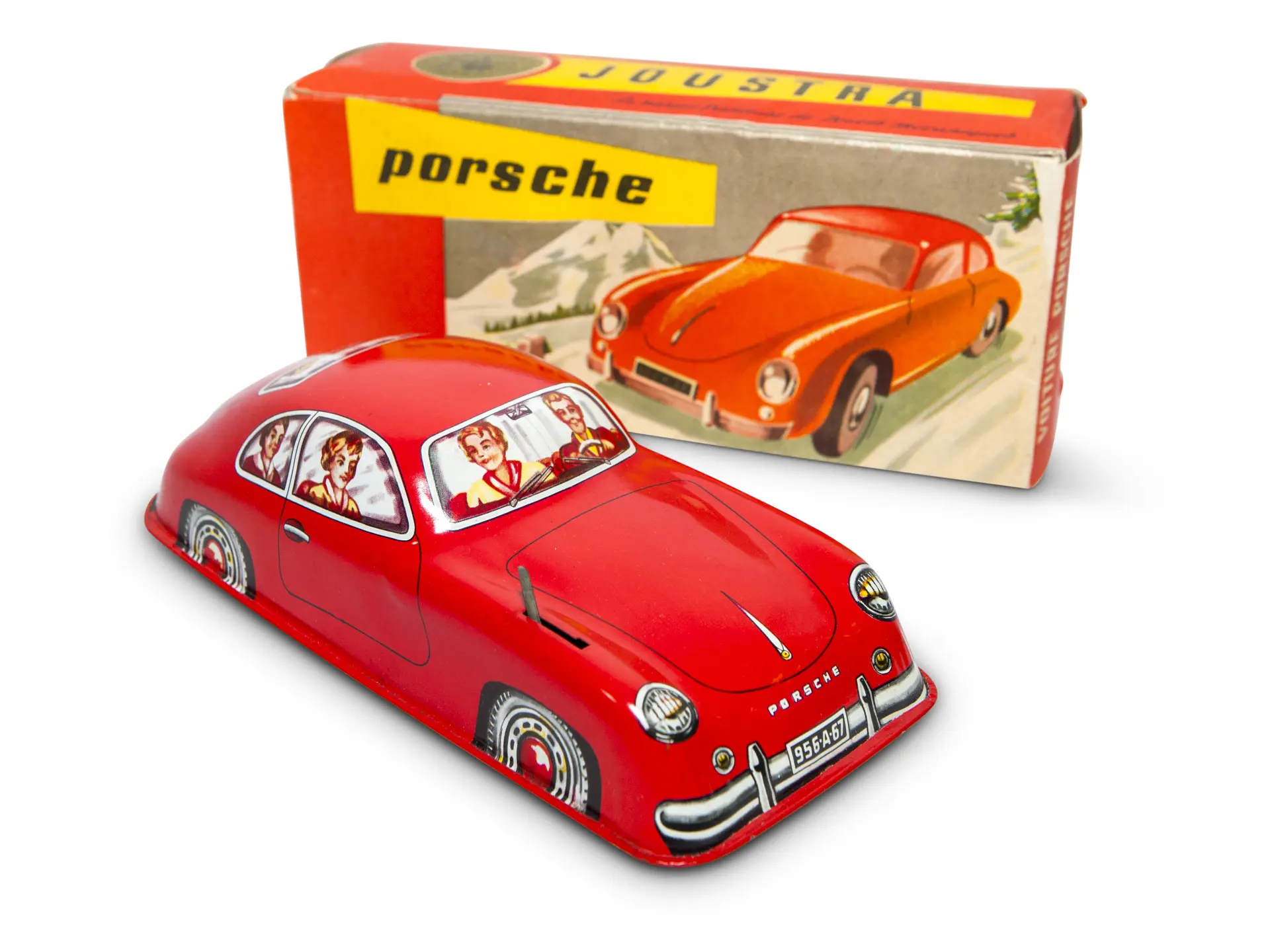 Porsche 356 A Tin Toy by Joustra, No. 2032, with Good Box | A Lifetime ...