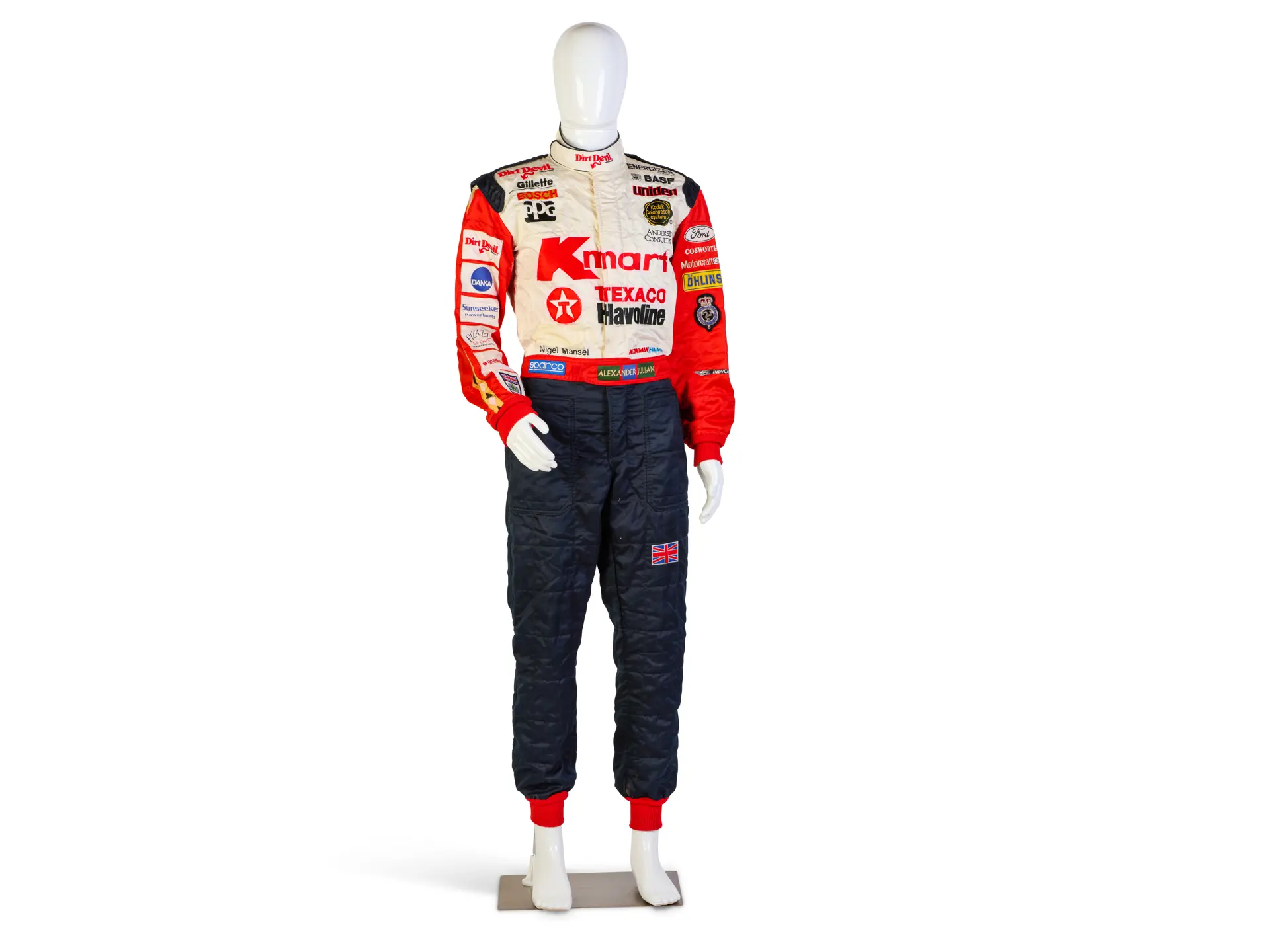 1993/1994 Newman Haas Racing Sparco IndyCar Race Suit | Nigel Mansell’s ...