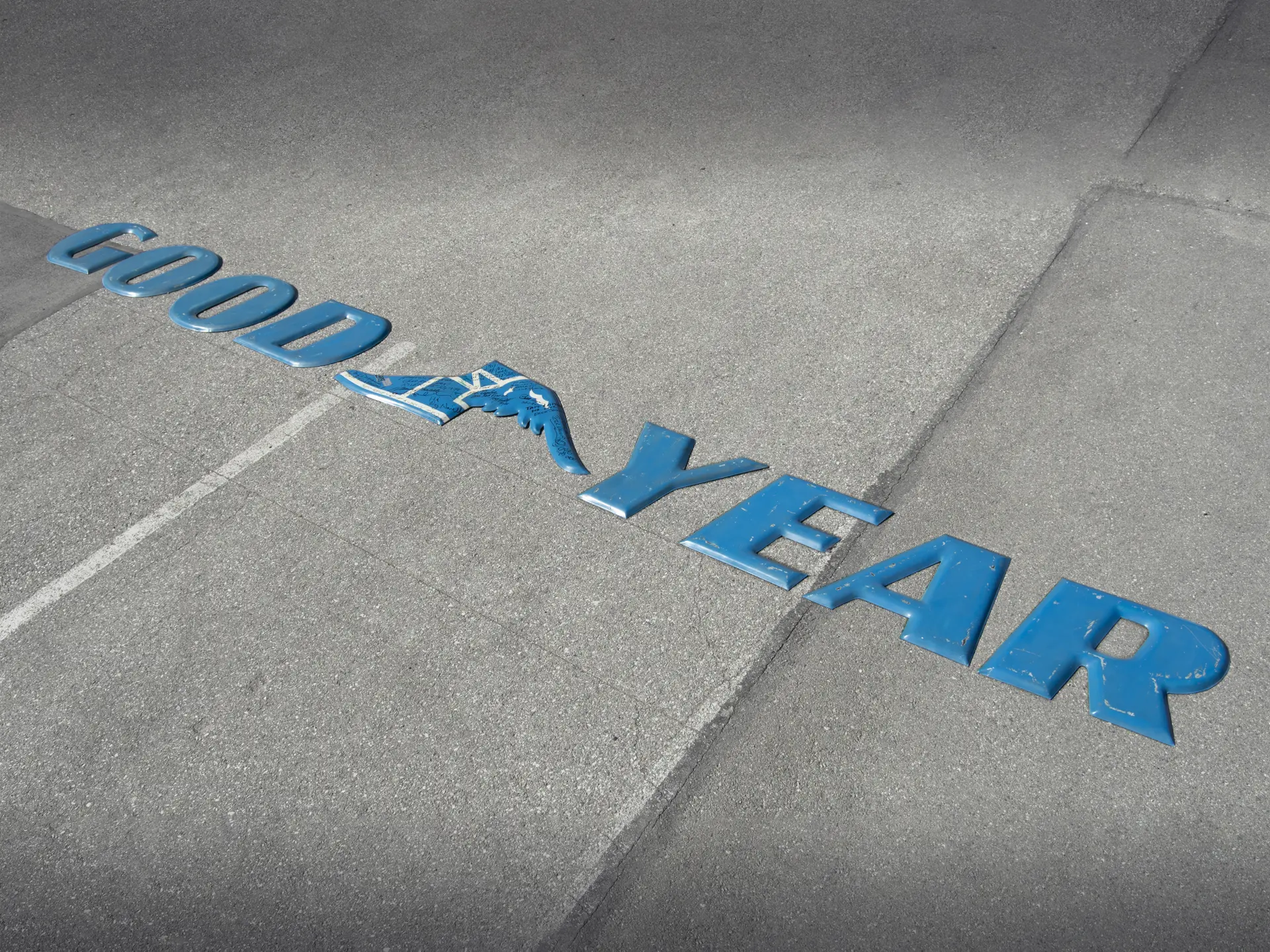 Goodyear Letters Sign From Riverside International Raceway | Handle ...