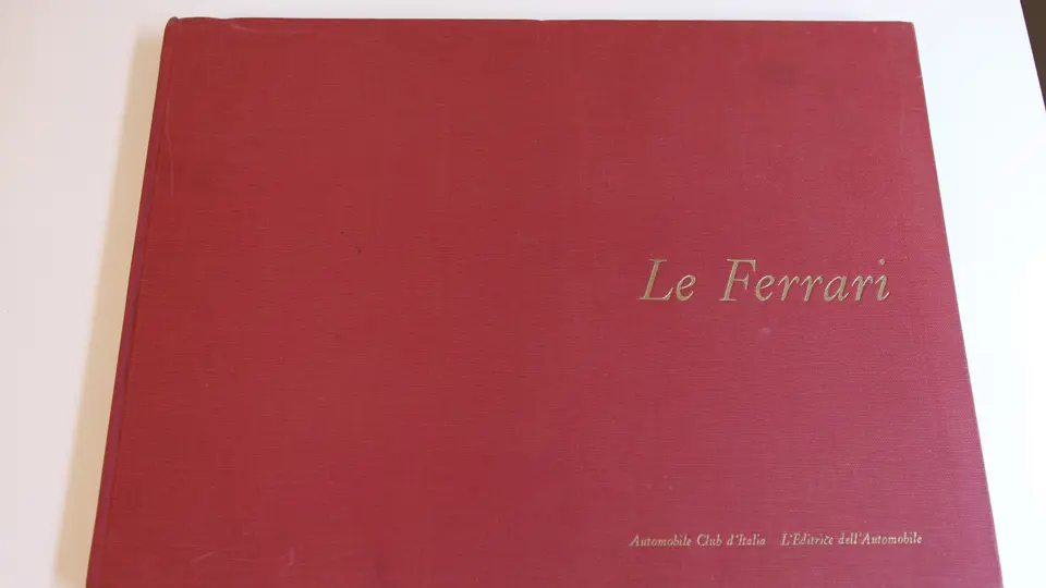 1966 Le Ferrari 1st Edition Book & Enzo Ferrari Signed Letter ...