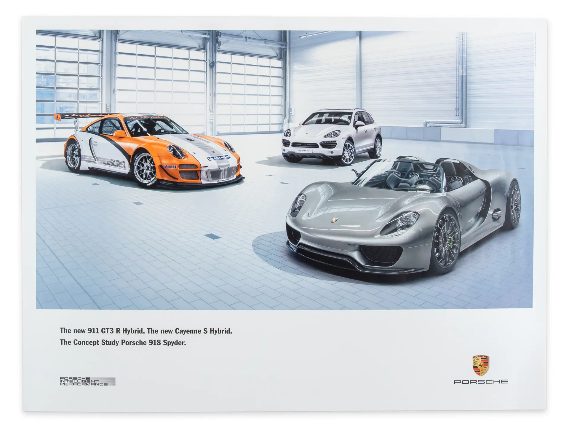 “The new 911 GT3 R Hybrid. The new Cayenne S Hybrid. The Concept Study ...
