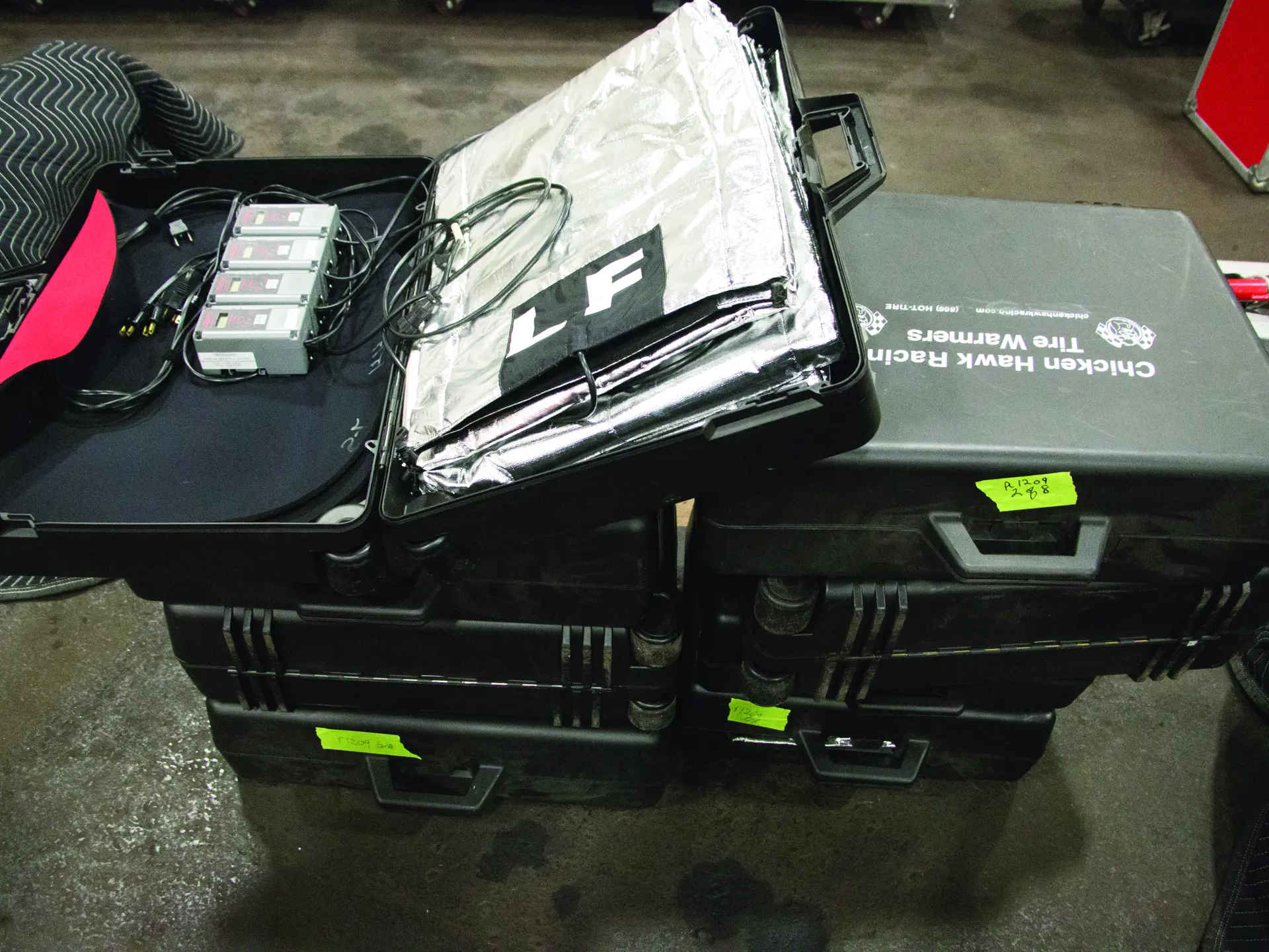 Chicken Hawk Racing Tire Warmers | Auburn Spring 2017 | RM Sotheby's