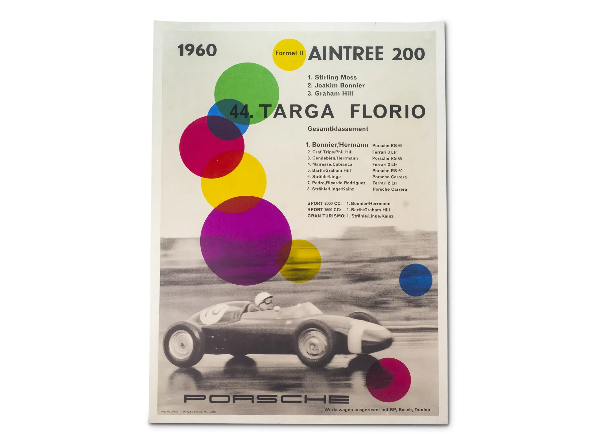 44th Targa Florio, Formula II Aintree 200, 1960 | A Lifetime of Porsche ...