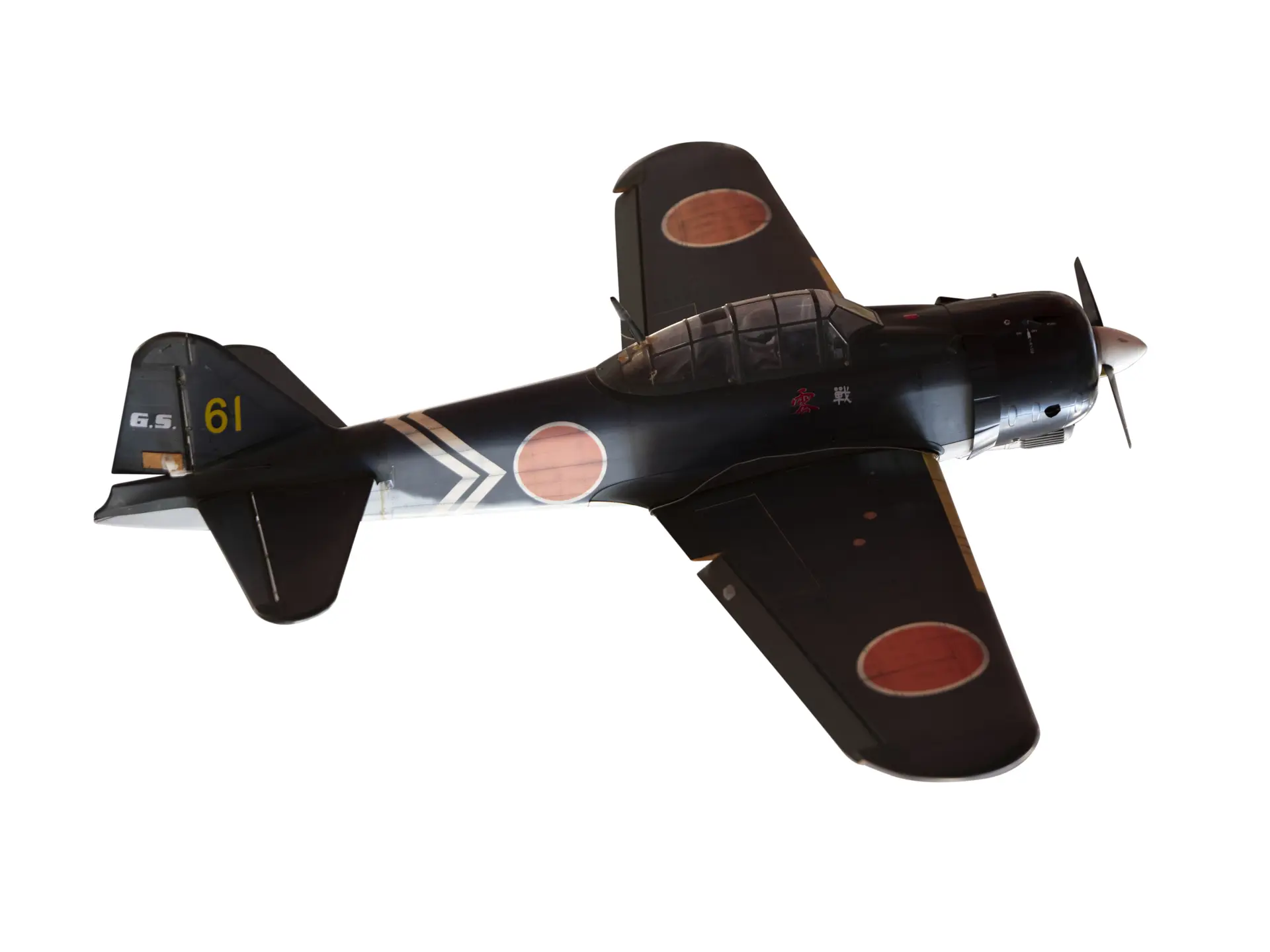 Imperial Japanese Navy Air Service Mitsubishi A6M Zero Model Airplane ...