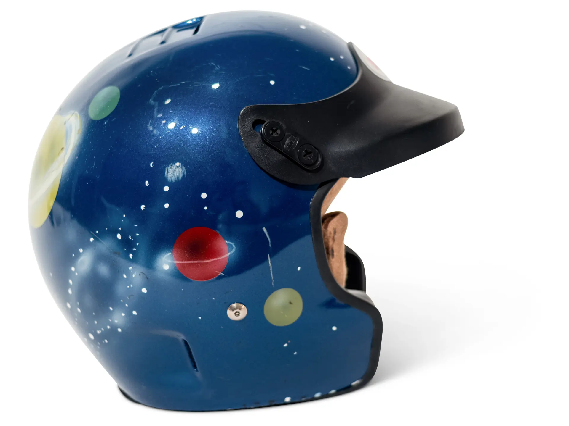 Bell Open-Face Racing Helmet Hand-Painted by Melissa Newman for Paul ...