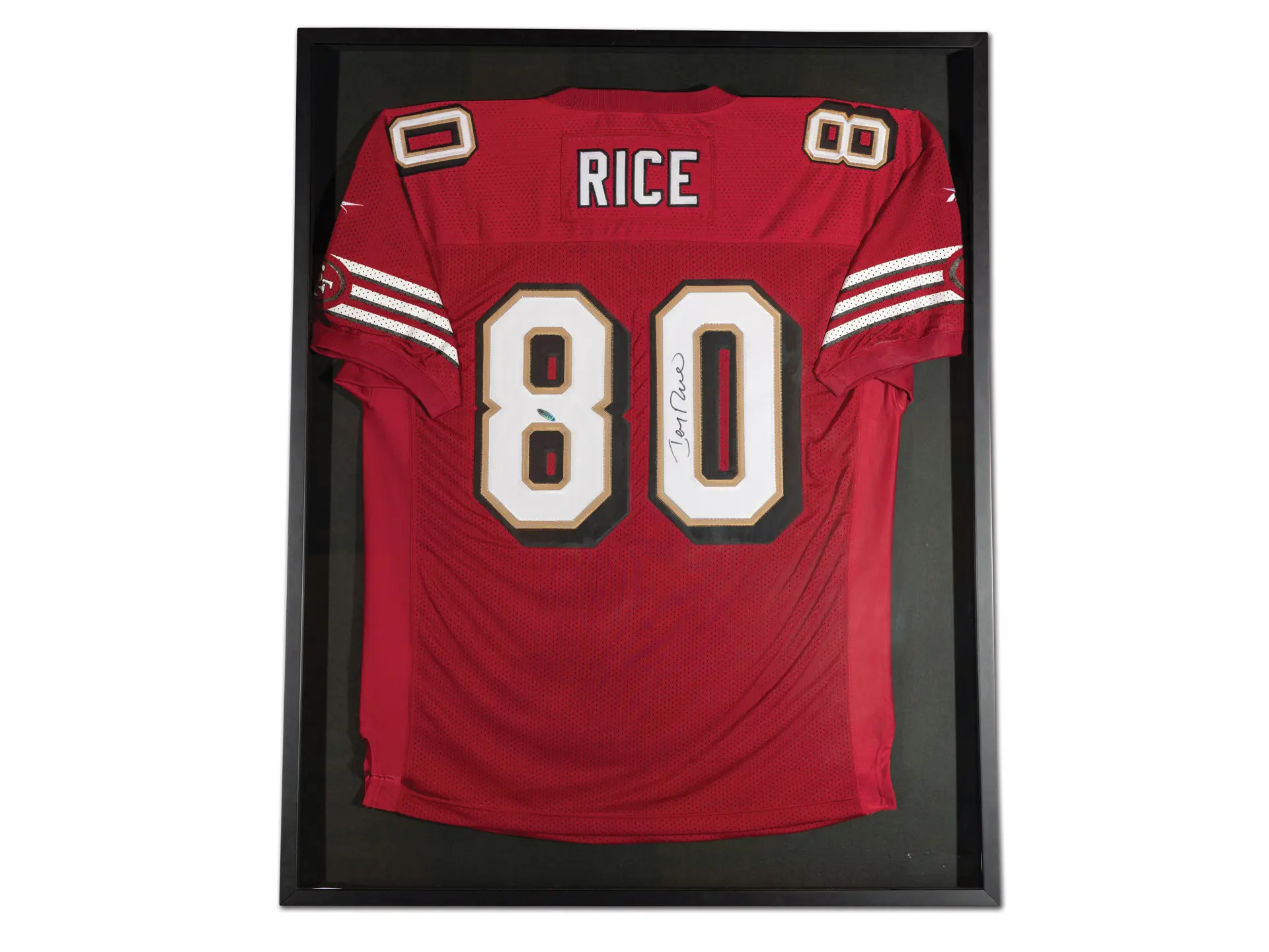 Jerry Rice San Francisco 49ers Autographed Jersey | The Taj Ma Garaj ...
