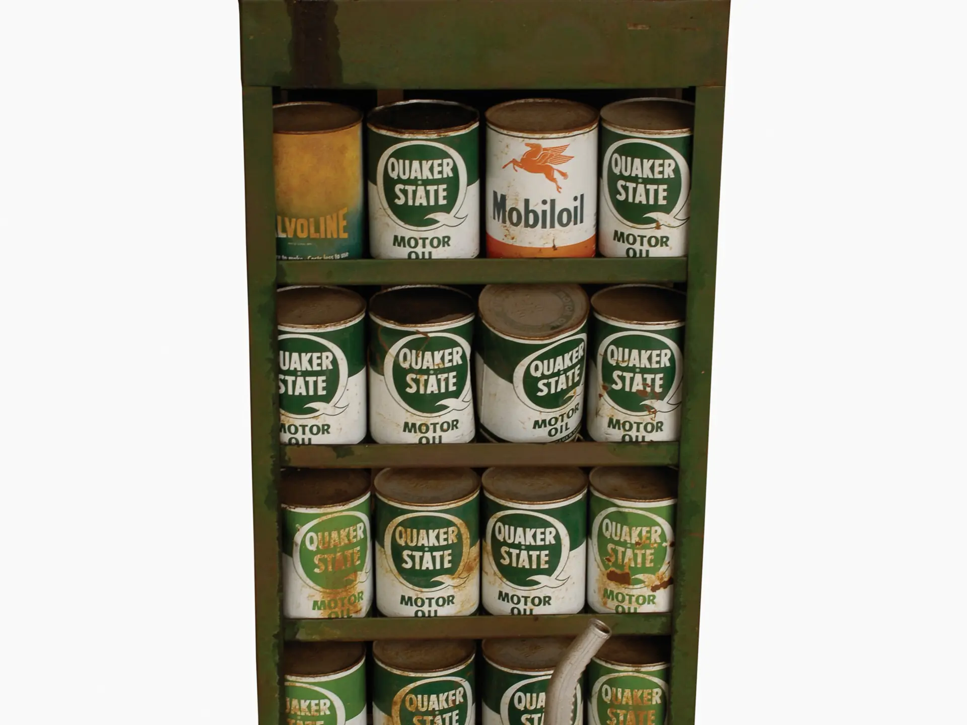 QUAKER STATE OIL CAN RACK AND DISPENSER | The Ponder Collection | RM ...