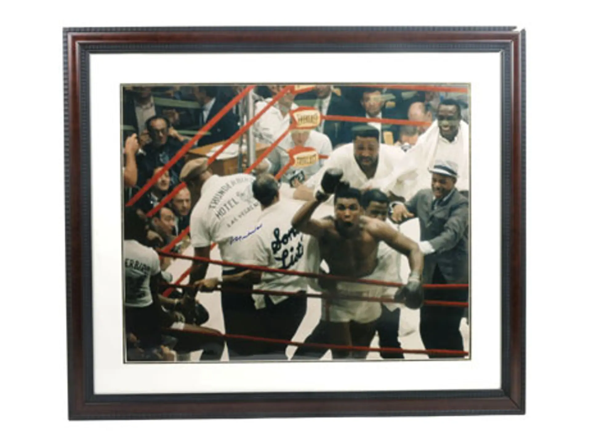 Original Framed Muhammad Ali Autographed Poster (width .50 inches ...