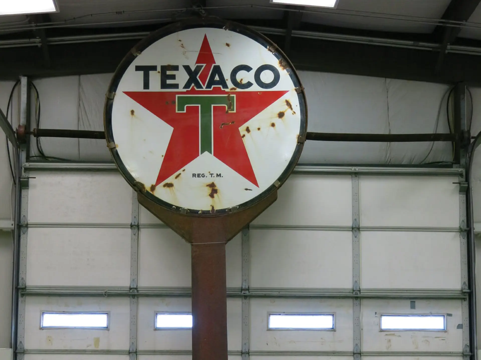 Double Sided Texaco Banjo Sign | Auburn Spring 2014 | RM Sotheby's