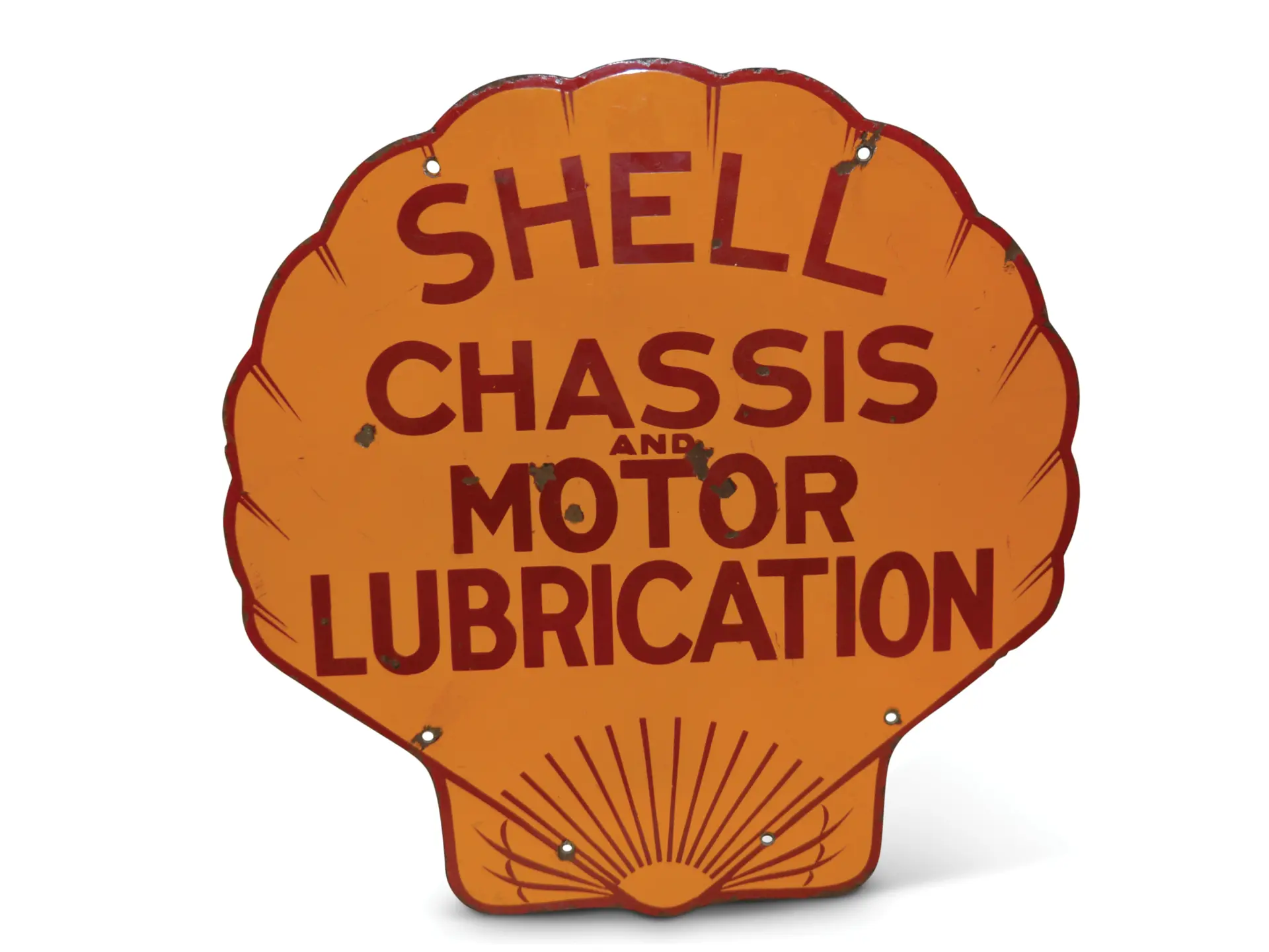 "Shell Chassis and Motor Lubrication" Porcelain Sign | Auburn Fall 2019 ...