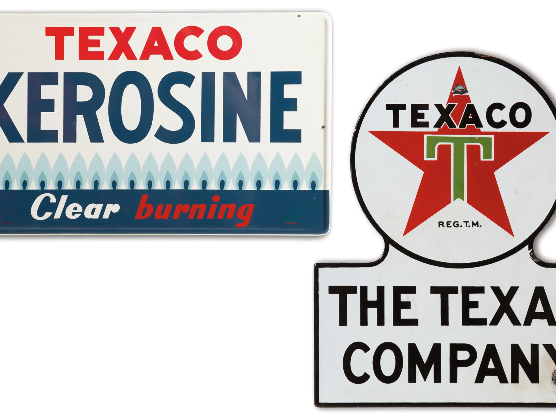 Two Texaco Signs | The Dingman Collection 2012 | RM Sotheby's