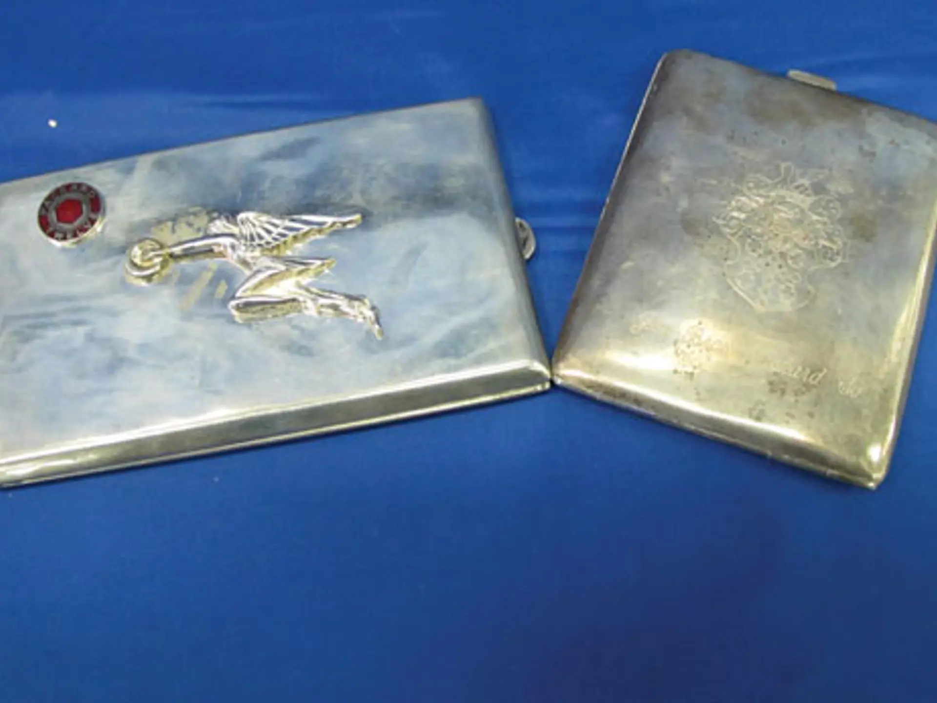 Packard Joy Bros. Packard Co. Cigarette Case, Packard V-12 Silver ...