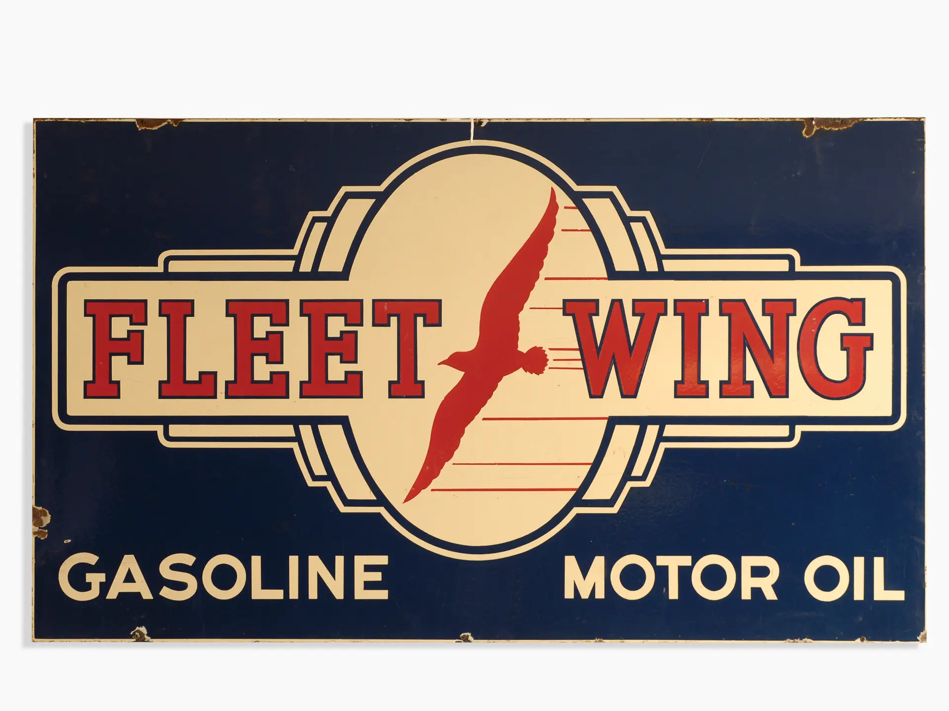 FLEETWING GASOLINE AND MOTOR OIL SIGN | The Ponder Collection | RM ...