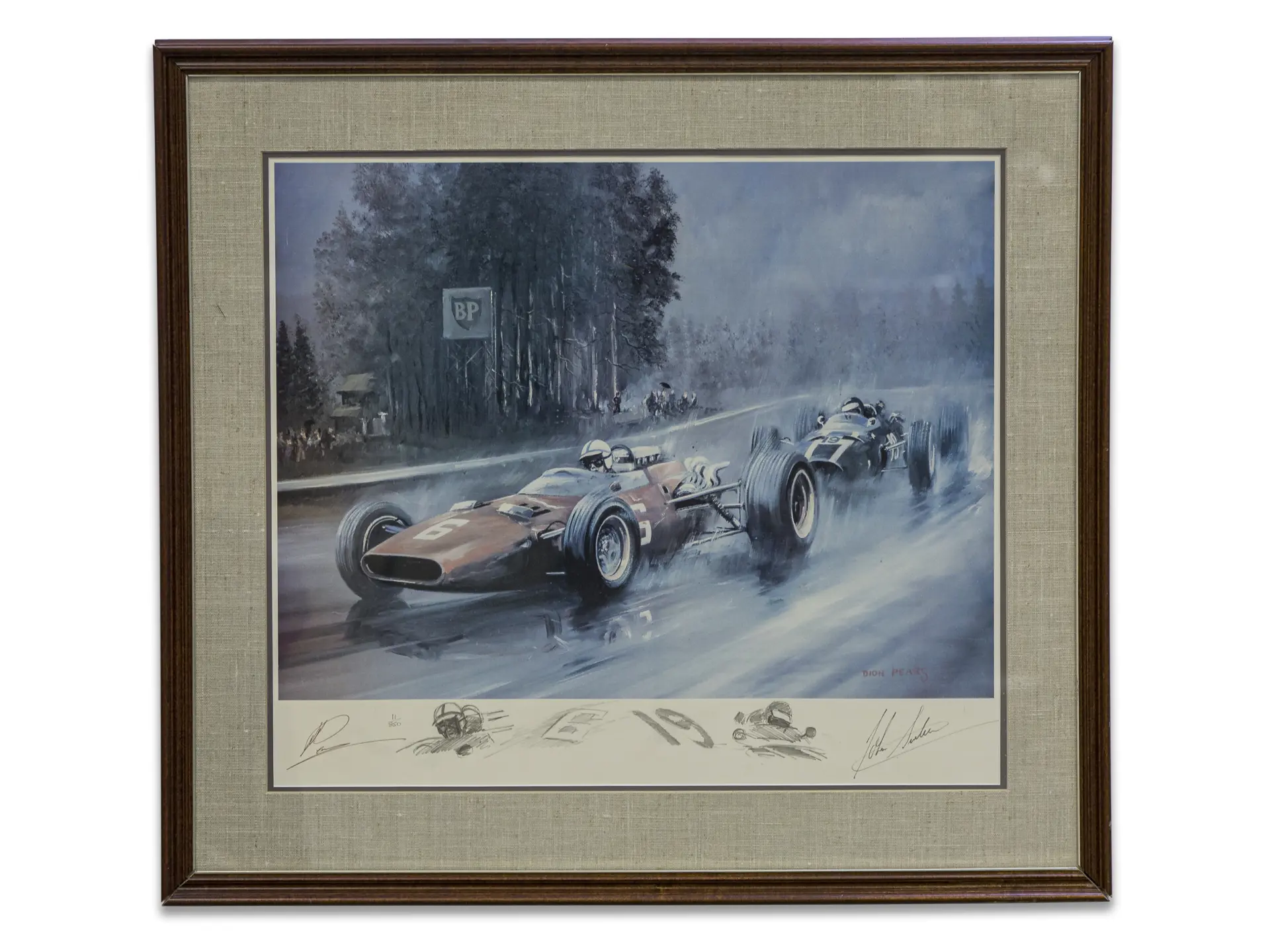 John Surtees Leading Jochen Rindt at the 1966 Belgium Grand Prix ...