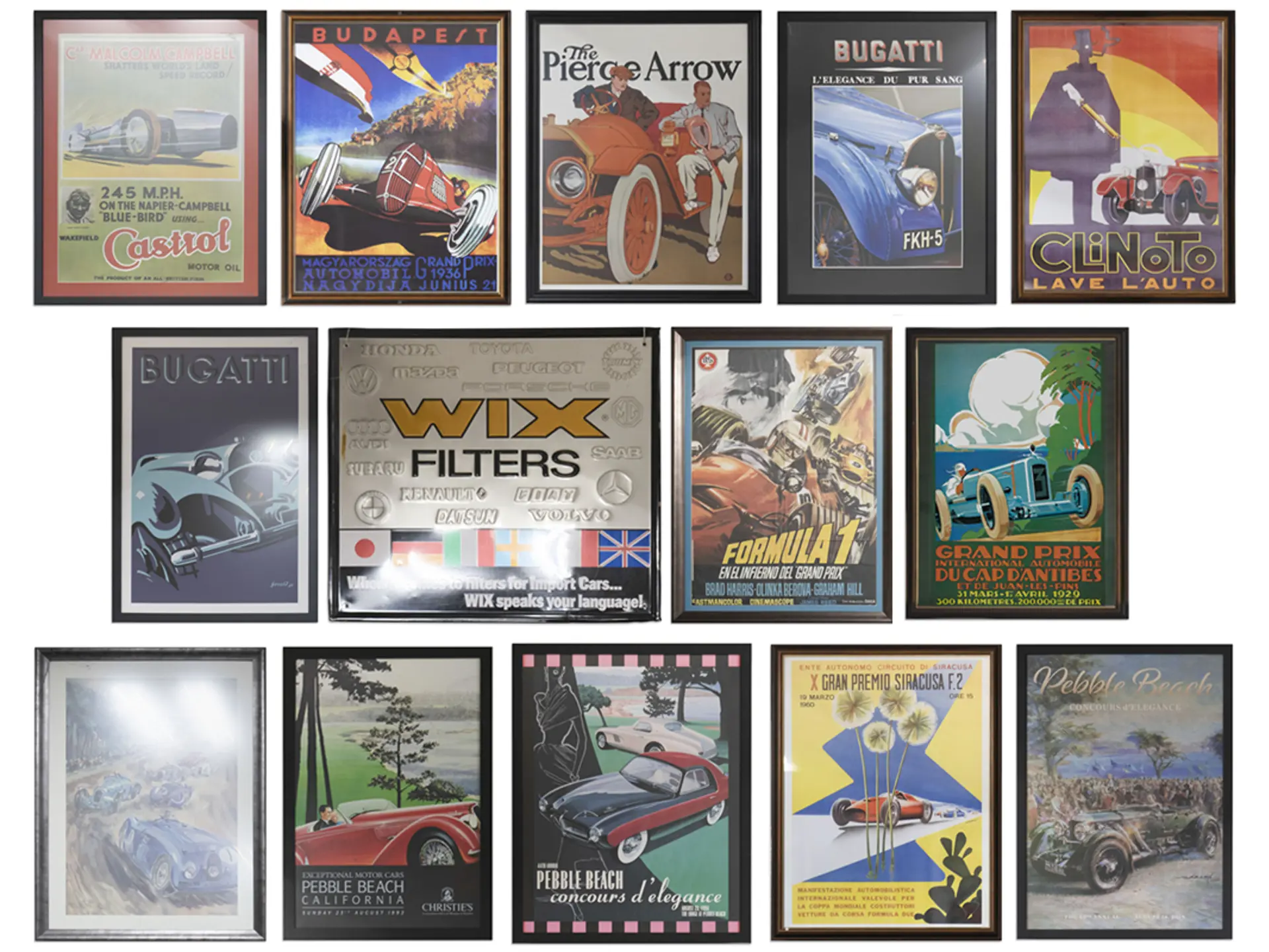 Racing and Motoring Themed Posters | Gene Ponder Collection | RM Sotheby's