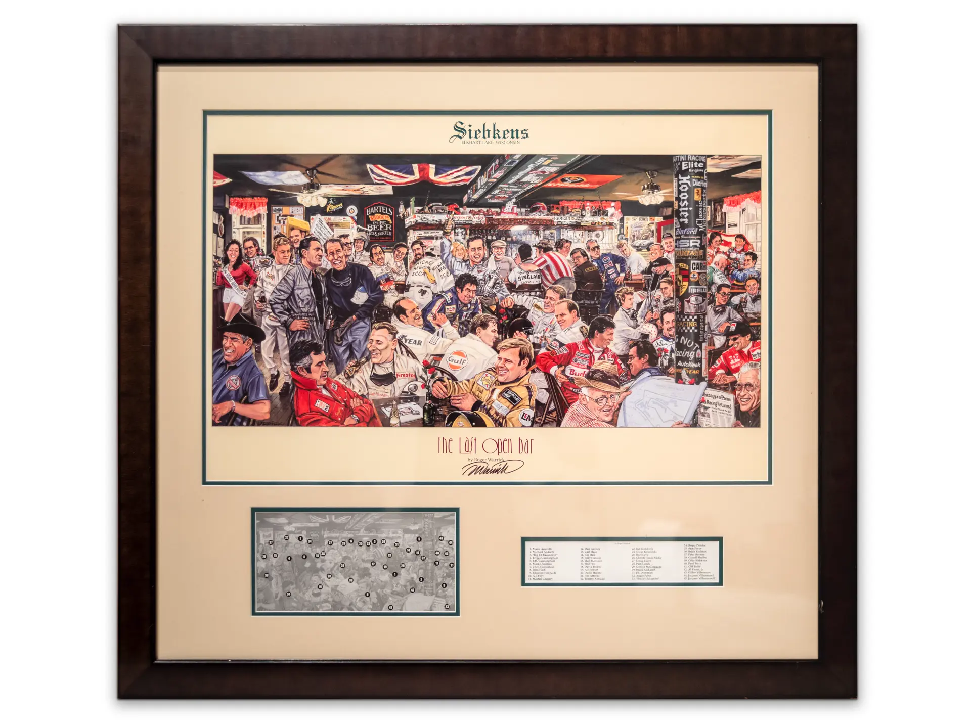 Siebkens Elkhart Lake "The Last Open Bar" Framed Print by Roger Warrick ...