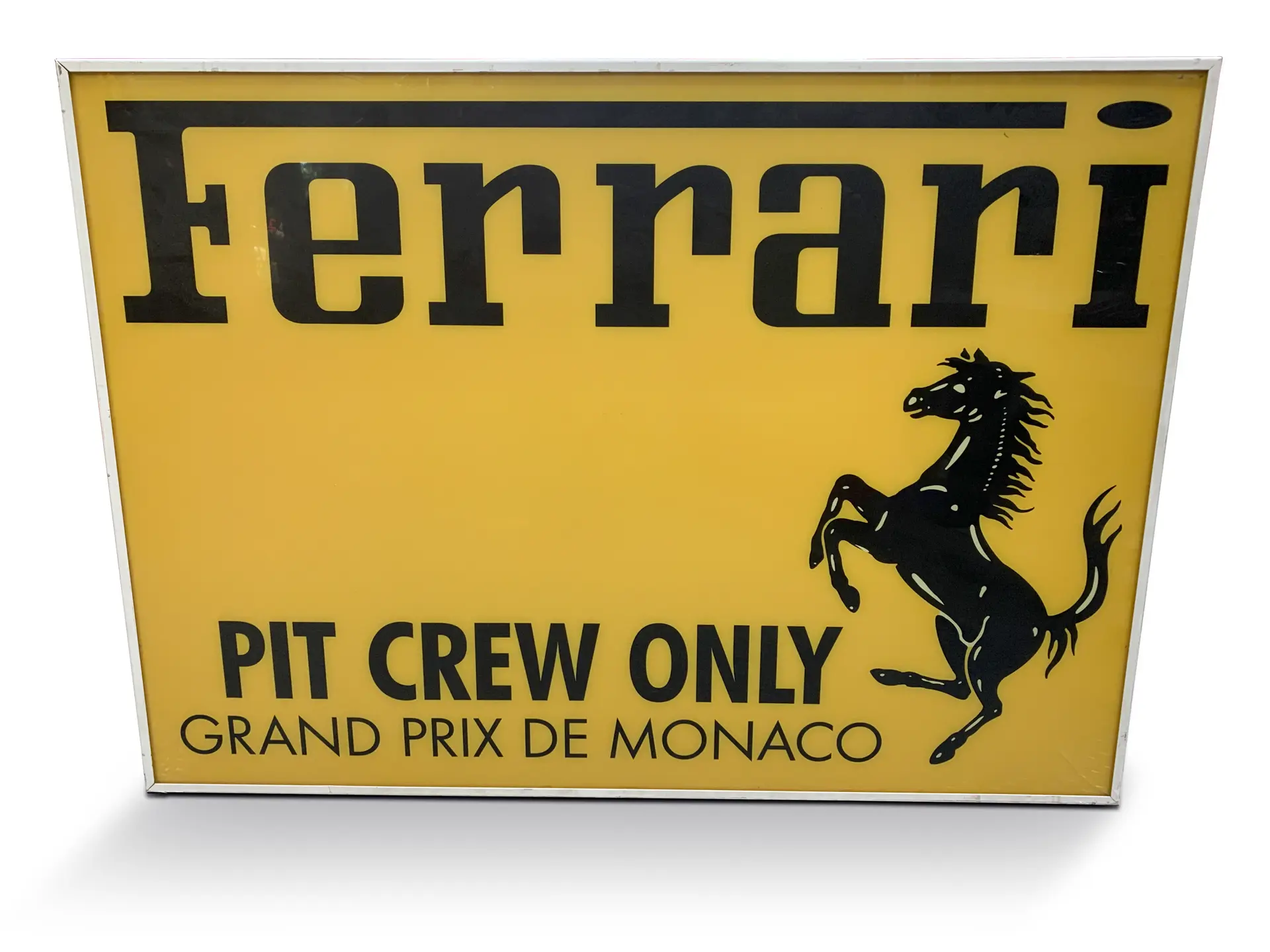 Ferrari Pit Crew Only Grand Prix de Monaco Illuminated Sign | Gene ...