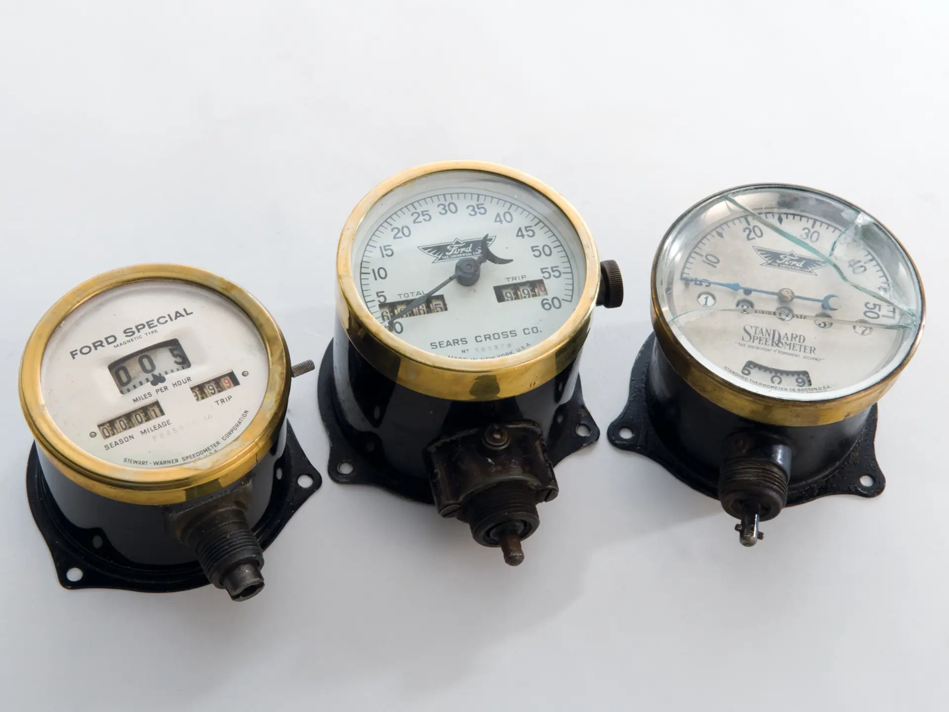 Three Early Ford Speedometers | Vintage Motor Cars of Hershey 2009 | RM ...