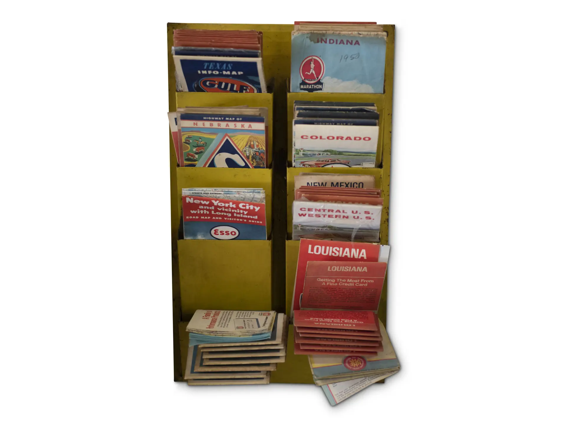 Vintage US Maps with Display Rack | Gene Ponder Collection | RM Sotheby's