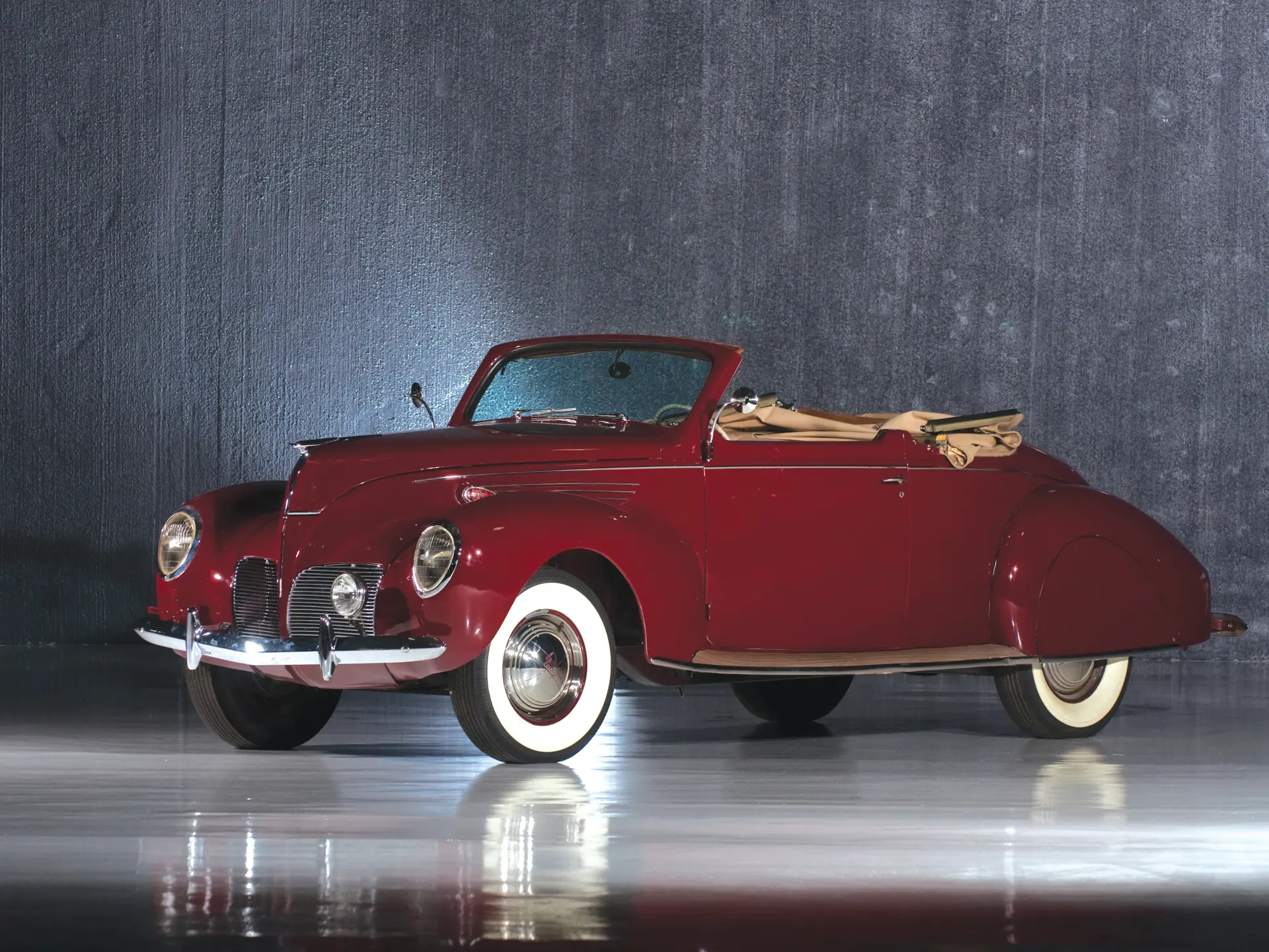 1938 Lincoln Zephyr Convertible Coupe | Vintage Motor Cars of Meadow ...