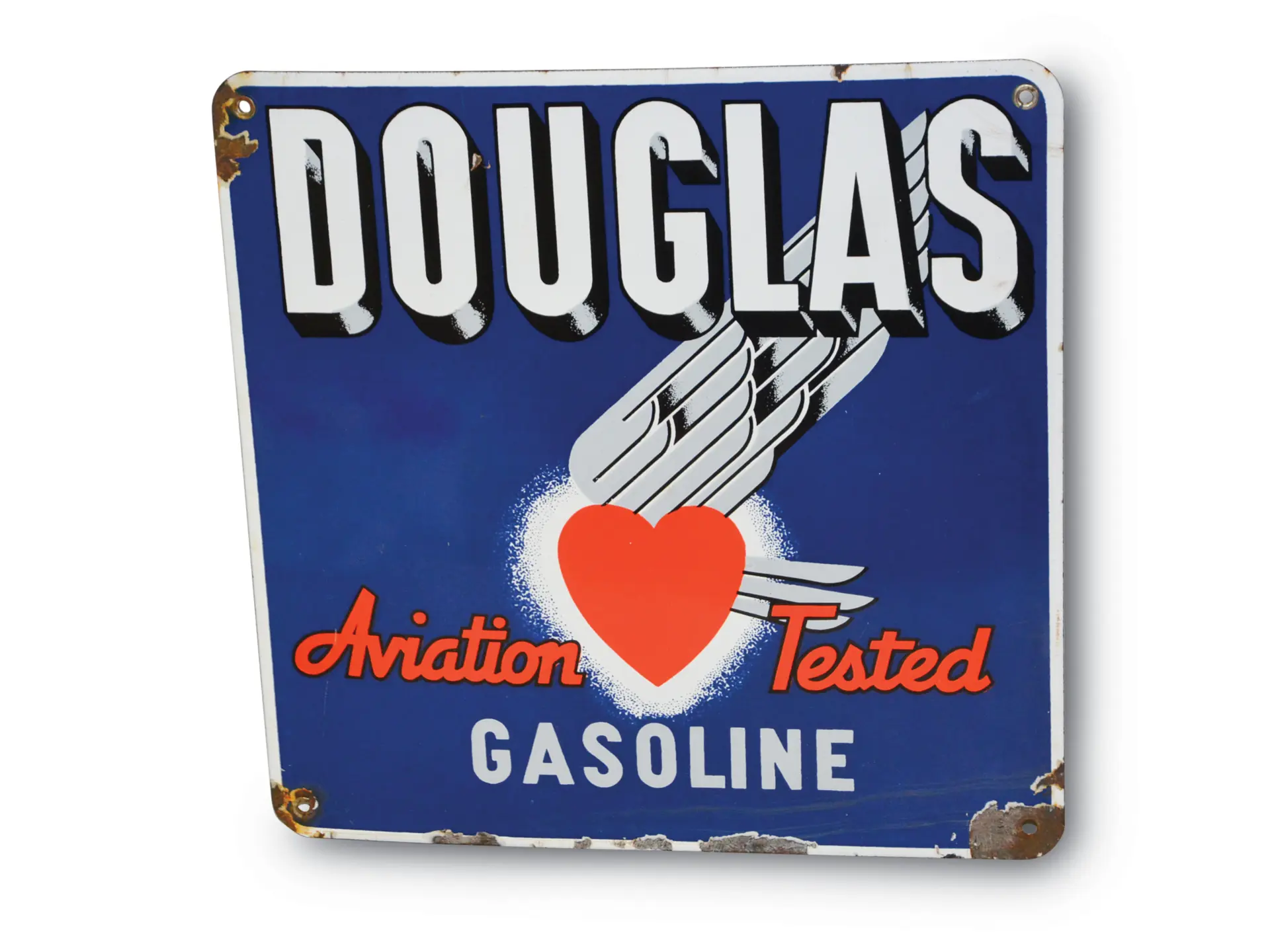 Douglas Aviation Tested Gasoline Sign | Auburn Spring 2019 | RM Sotheby's