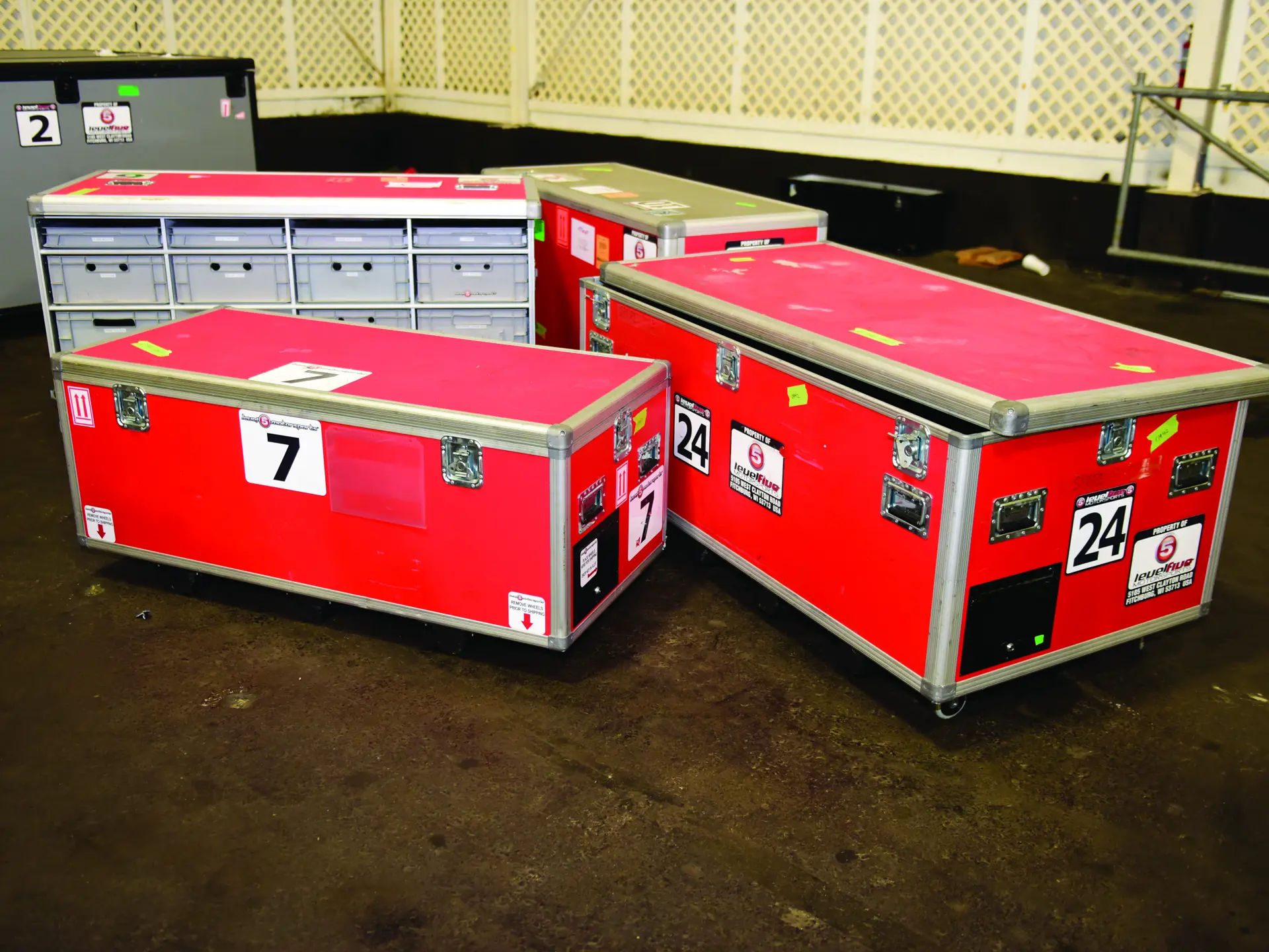 Assorted Red Quentor Flight Cases | Auburn Spring 2017 | RM Sotheby's