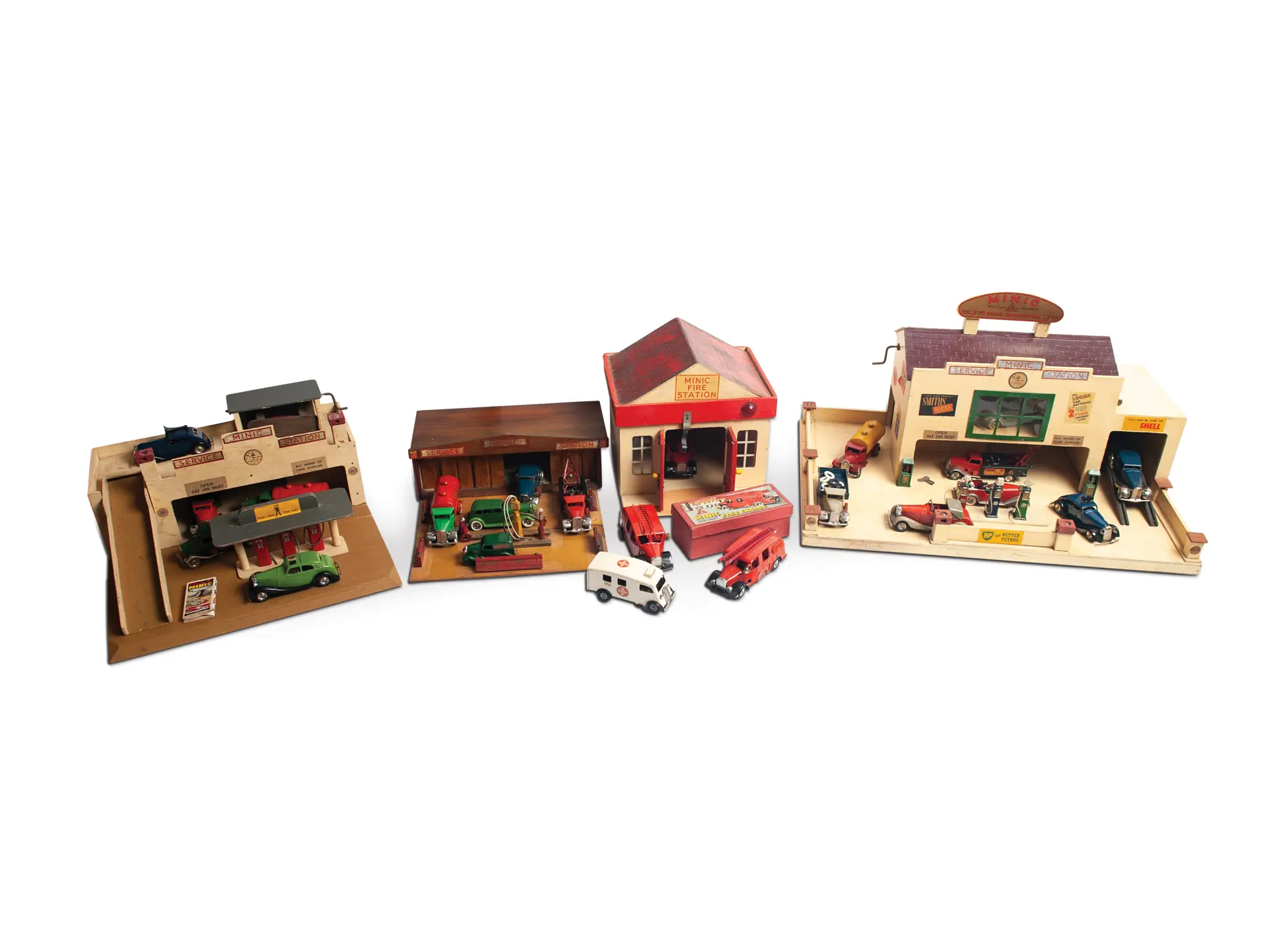 Minic Toy Car Fire and Service Stations | The Guyton Collection | RM ...